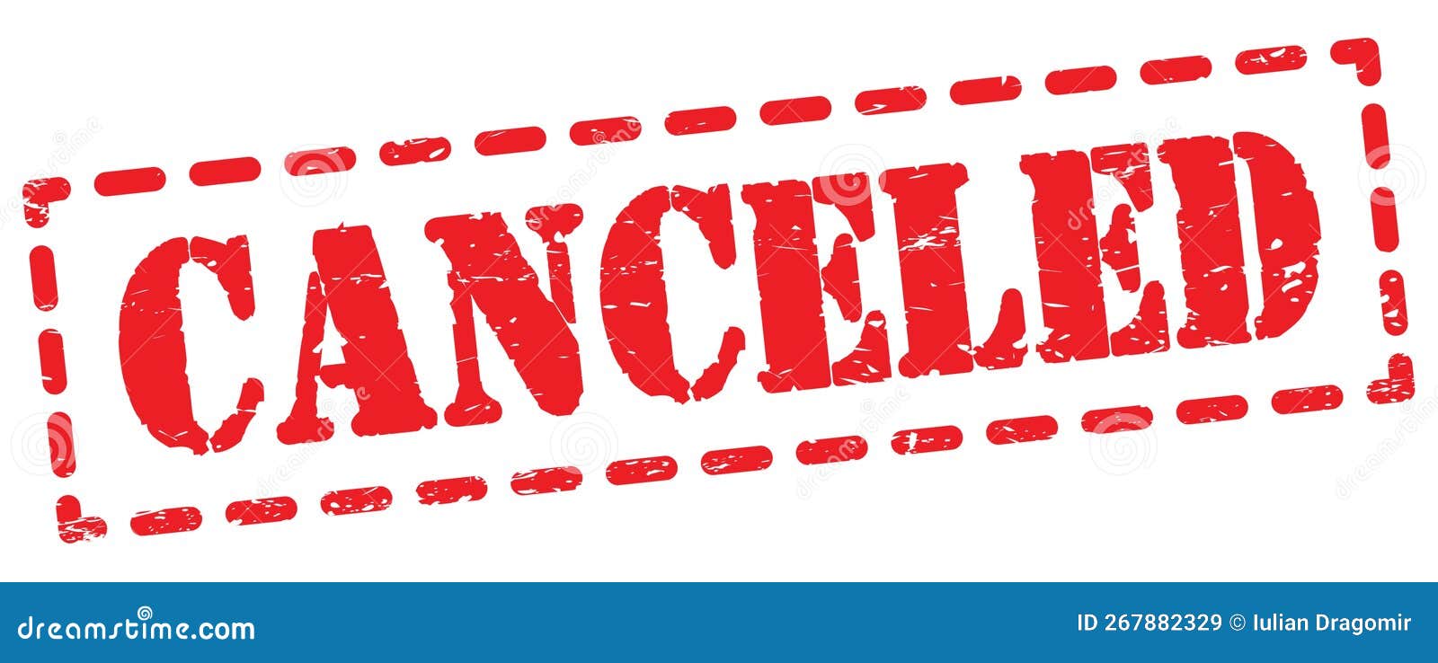 CANCELED Text Written on Red Stamp Sign Stock Illustration ...