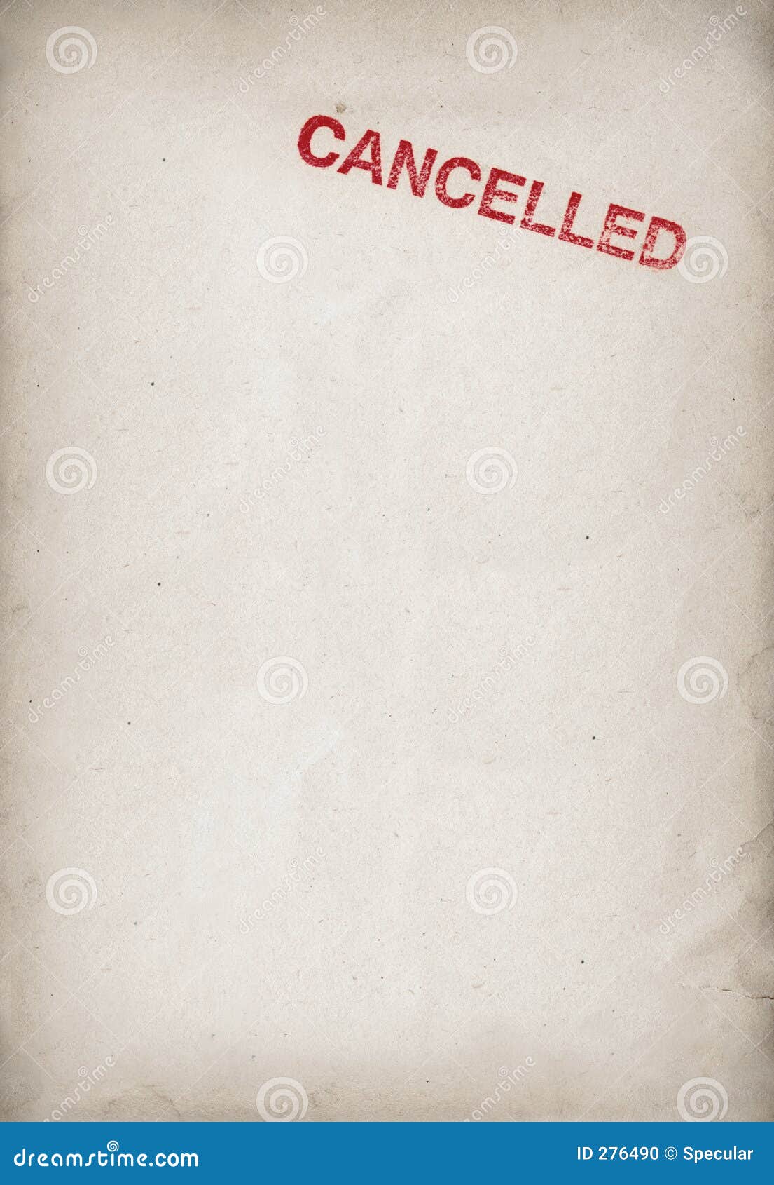 Cancelled stock photo. Image of stamp, textured, overdue - 276490