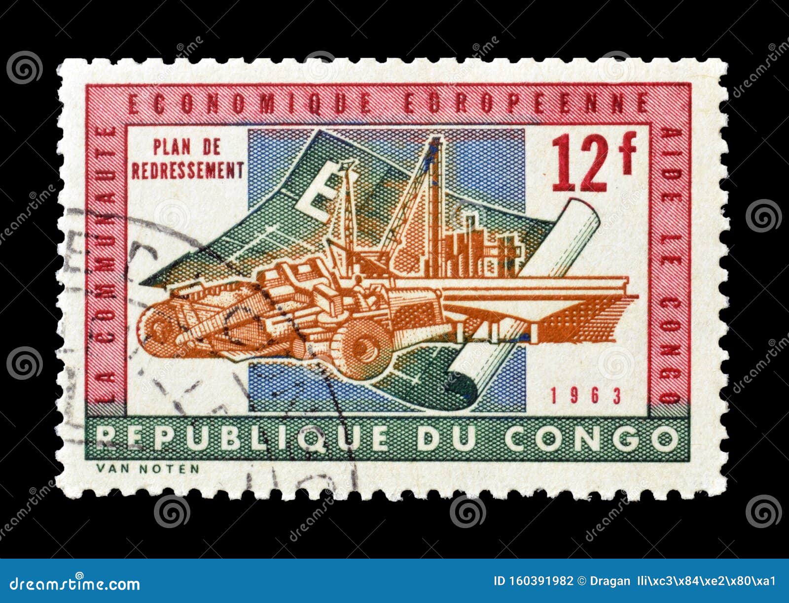 Congo on postage stamps editorial photography. Image of recovery ...