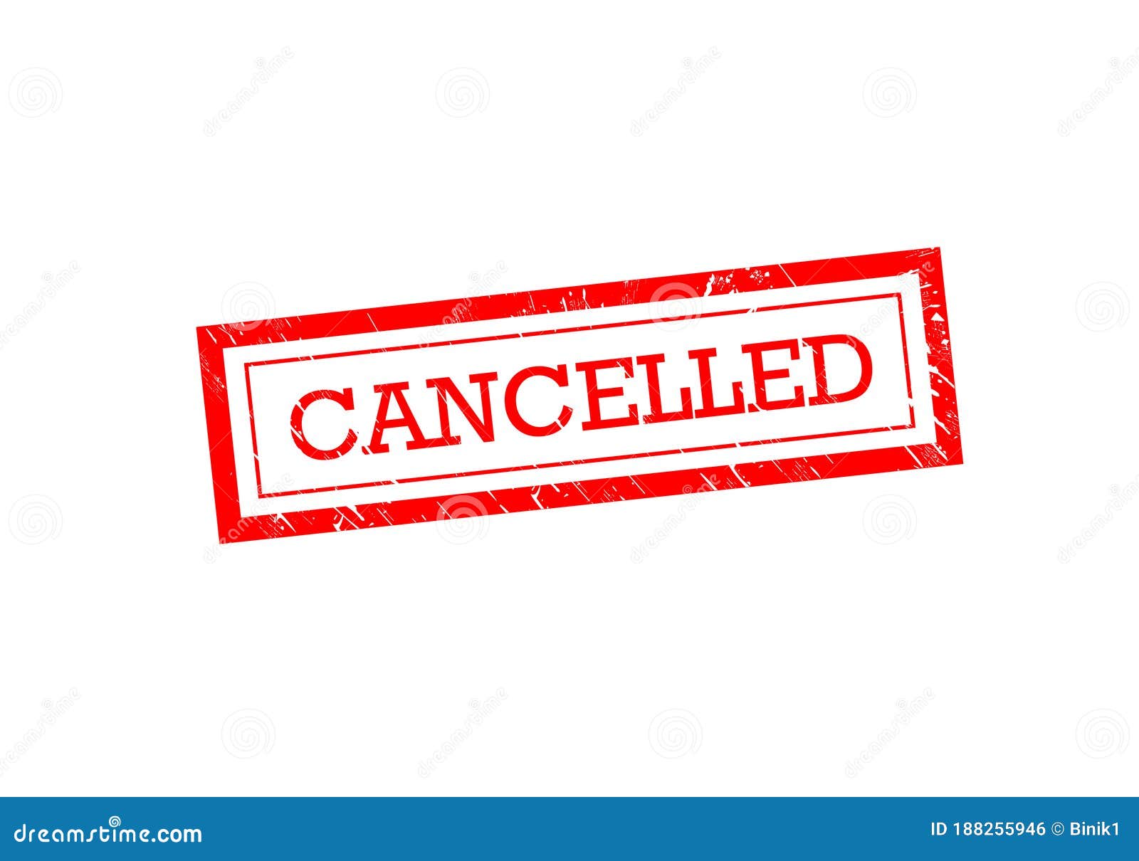 Cancelled Red Rubber Stamp Vector Sign Stock Vector - Illustration of ...