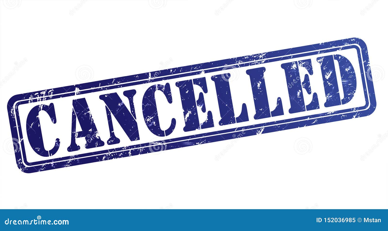 Cancelled Rubber Stamp Concept Illustration Stock Illustration ...