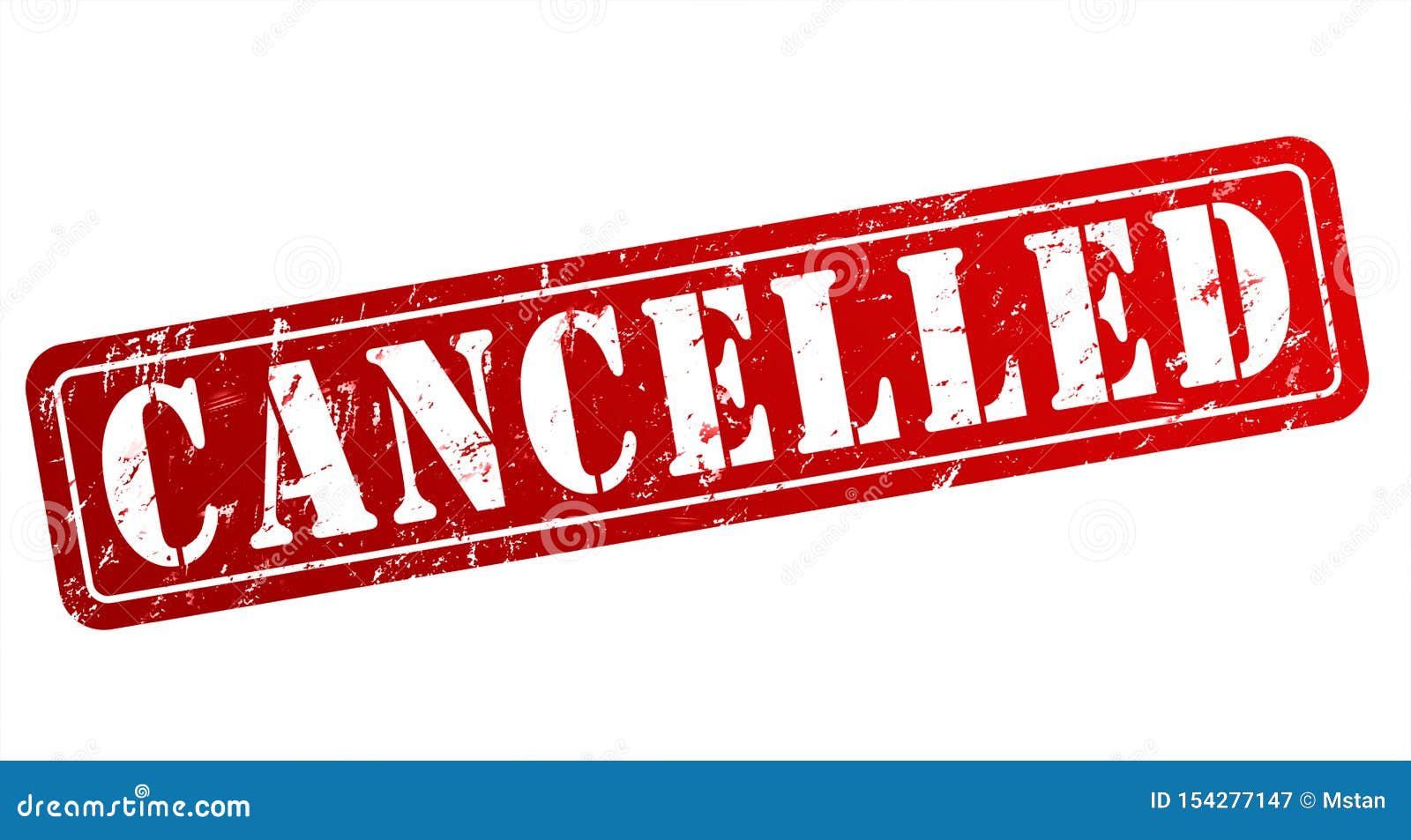 Cancelled Rubber Stamp Concept Illustration Stock Illustration ...