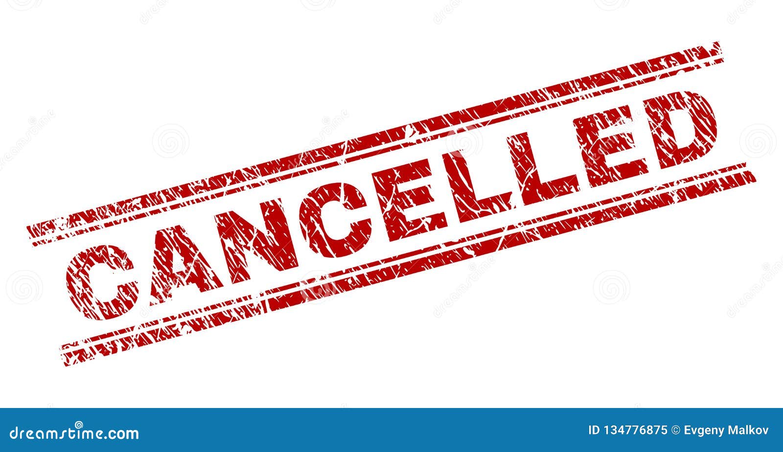 Grunge Textured CANCELLED Stamp Seal Stock Vector - Illustration of ...