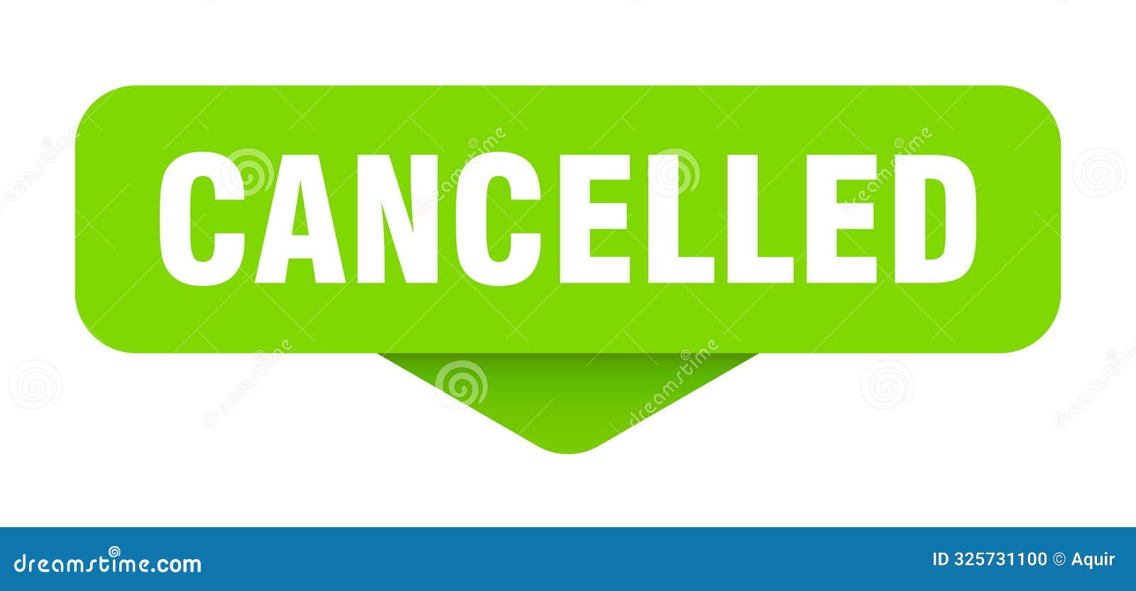 Cancelled Sticker. Cancelled Sign on Transparent Background Stock ...