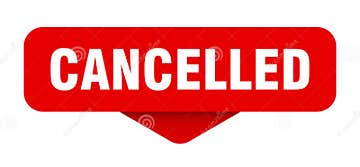 Cancelled Sticker. Cancelled Sign on Transparent Background Stock ...