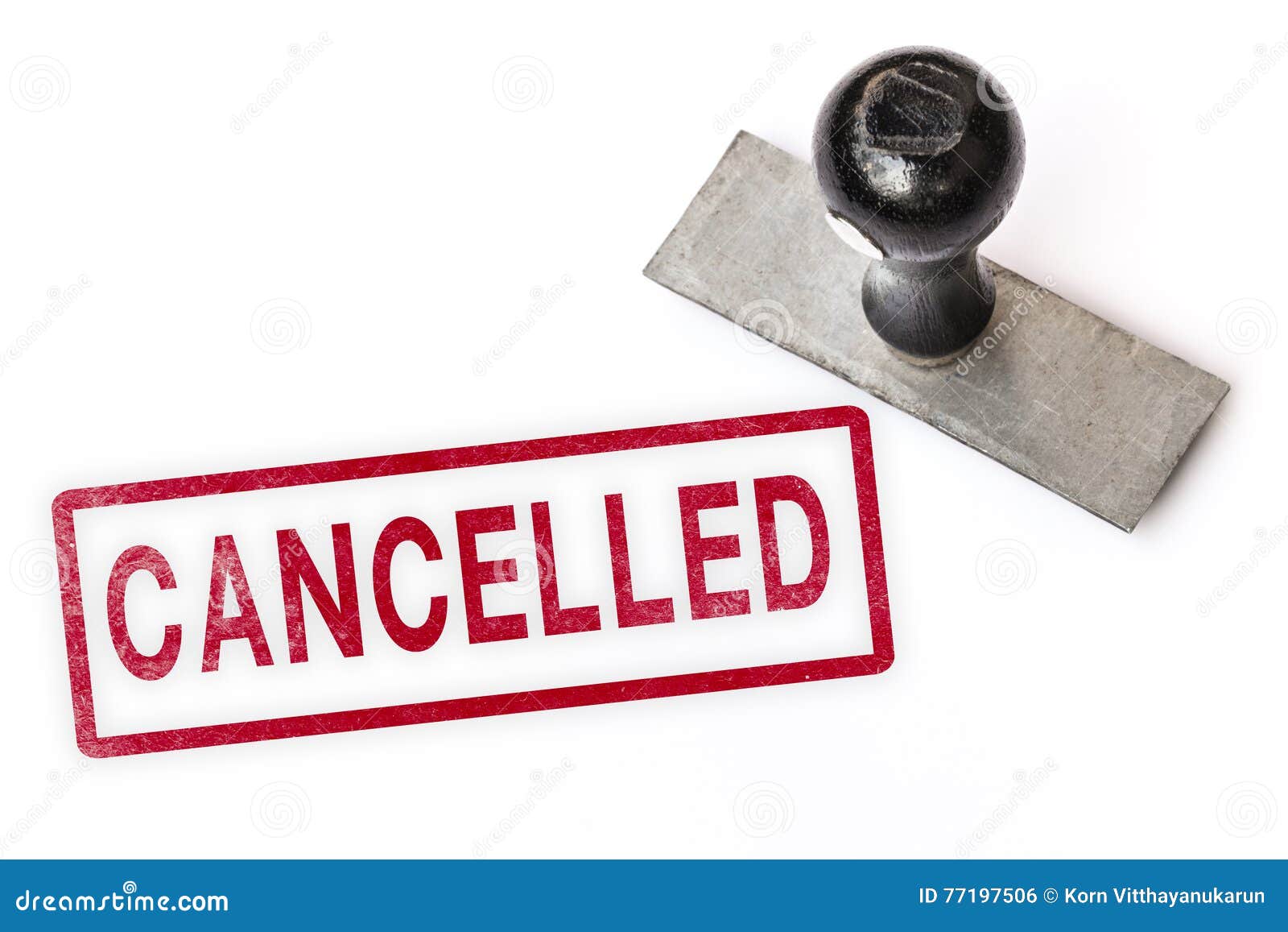 Cancelled Text Sign Label Stamp. Stock Photo - Image of office, head ...
