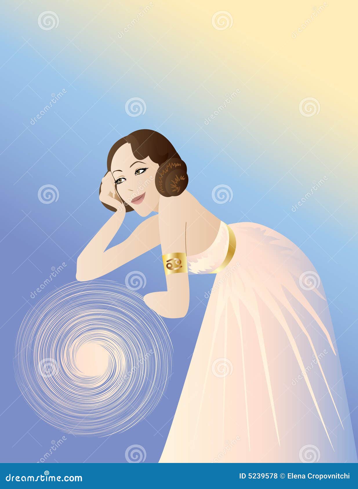 Cancer stock vector. Illustration of mythology, zodiac - 5239578