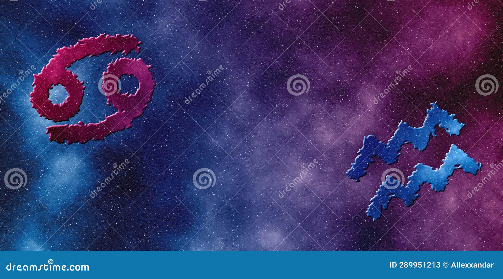 Cancer and Aquarius Compatibility Stock Image - Image of star, problem ...