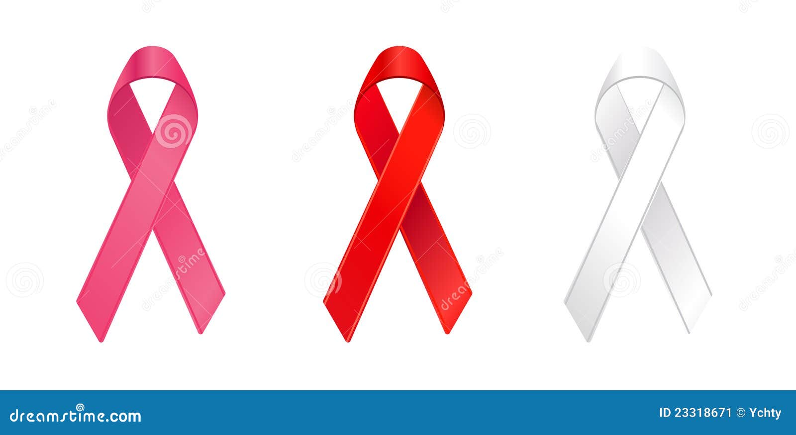 Cancer Awareness Ribbons in Vector Stock Vector - Illustration of ...