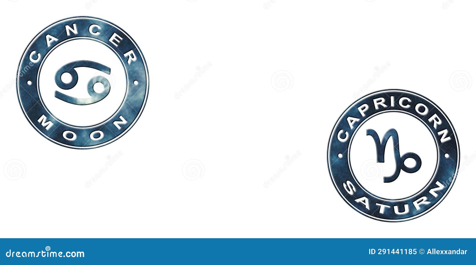 Cancer and Capricorn Compatibility Stock Illustration - Illustration of ...