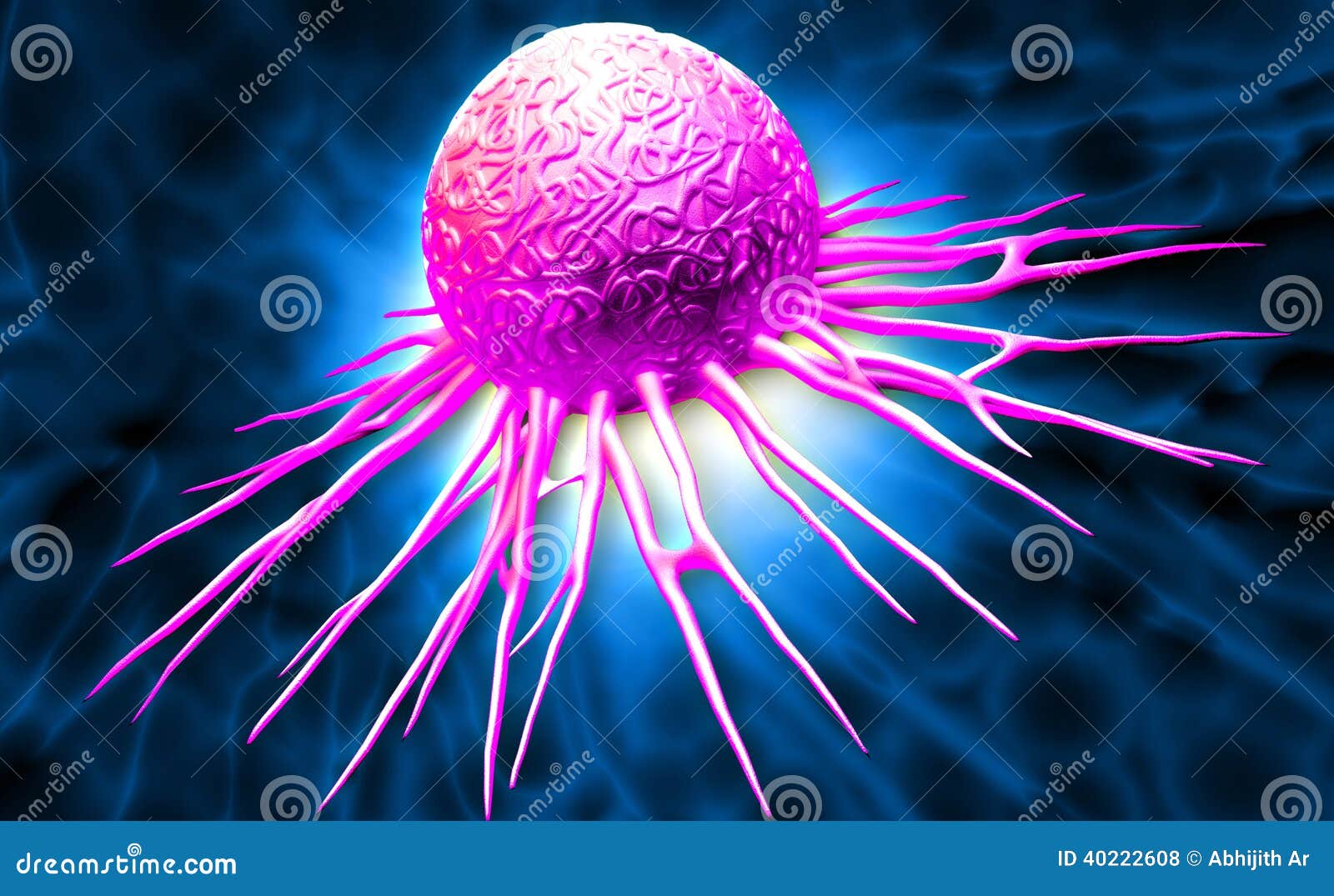 Cancer Cell Royalty-Free Illustration | CartoonDealer.com #40222608