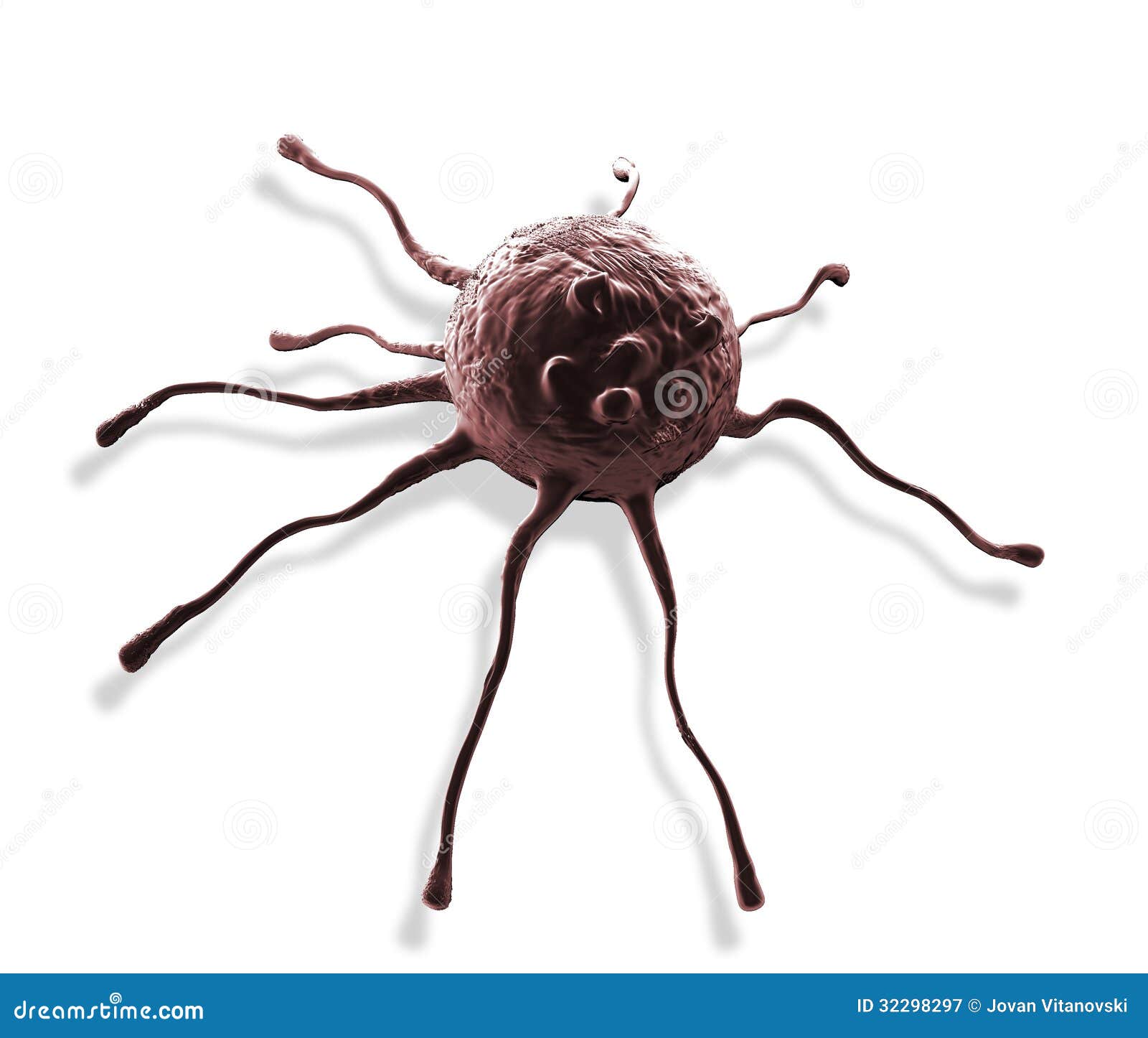 Cancer cell stock illustration. Illustration of skin - 32298297