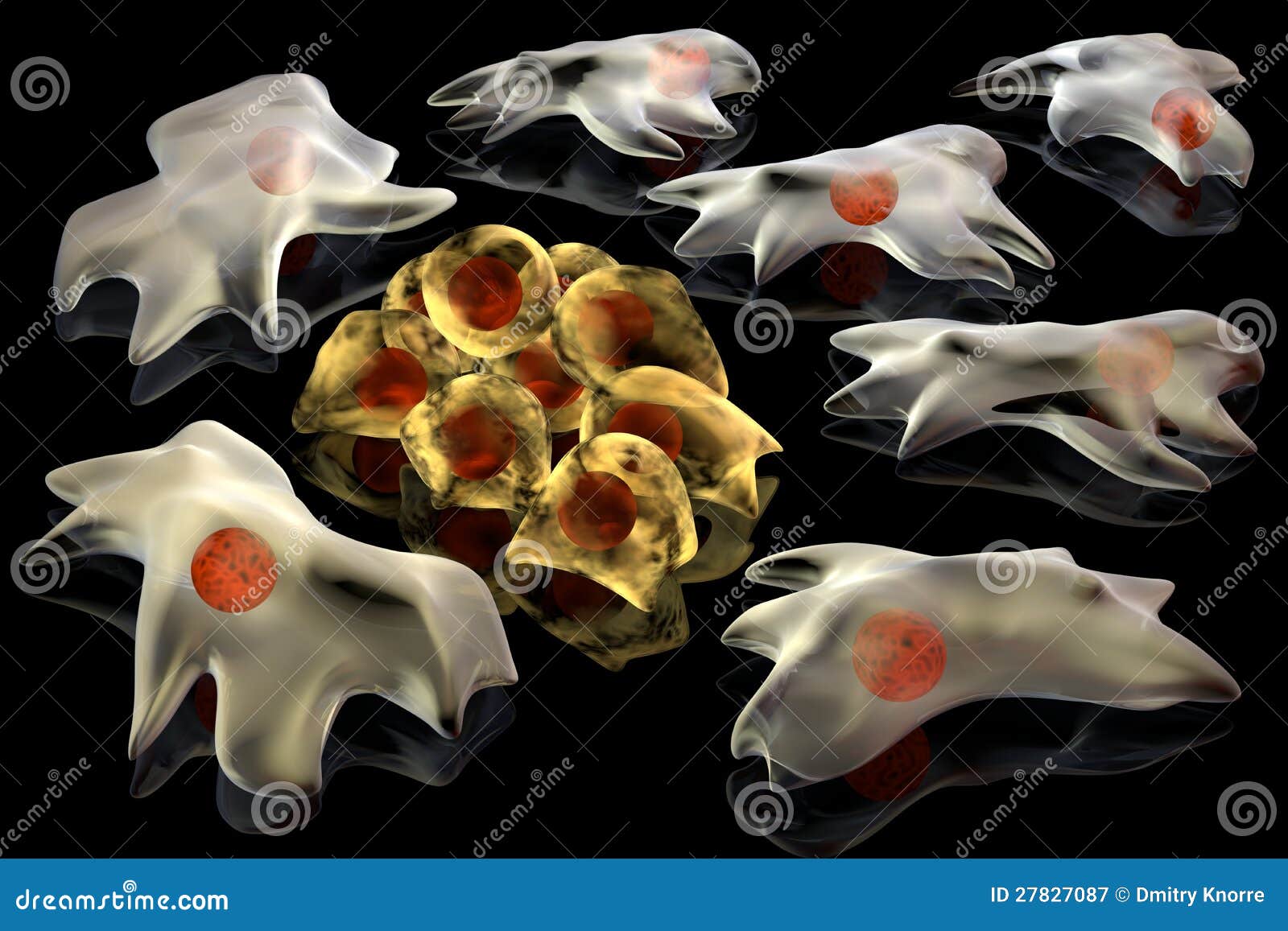 Cancer Cells In Human Body Royalty-Free Illustration | CartoonDealer ...