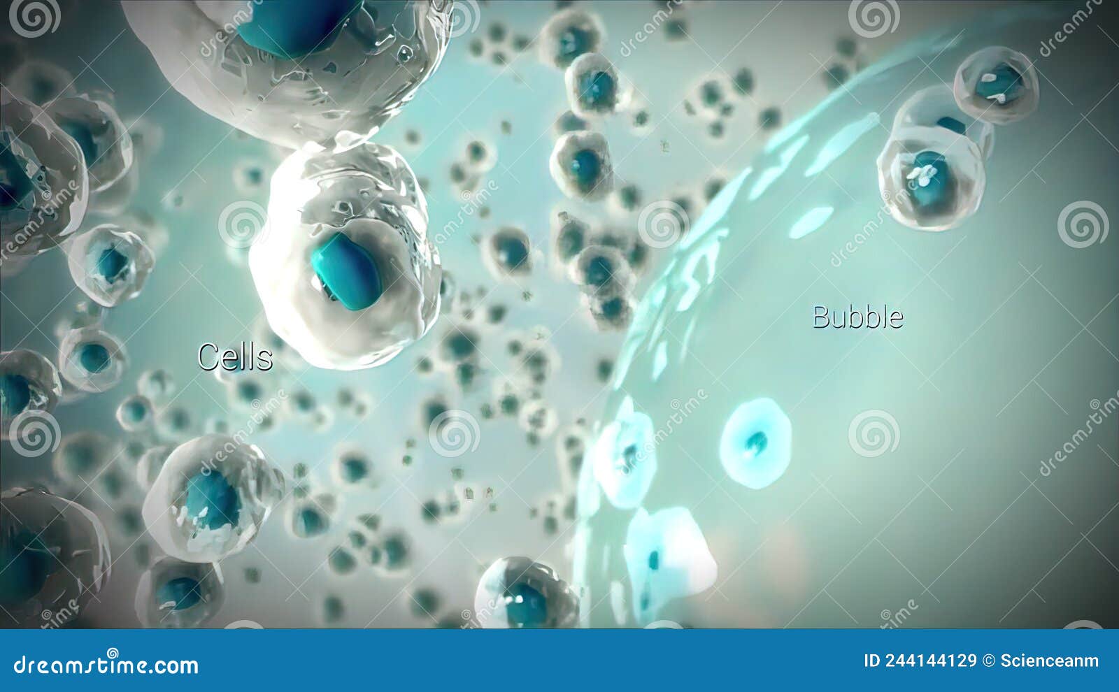 Cancer Cells Spread Rapidly Stock Illustration - Illustration of ...