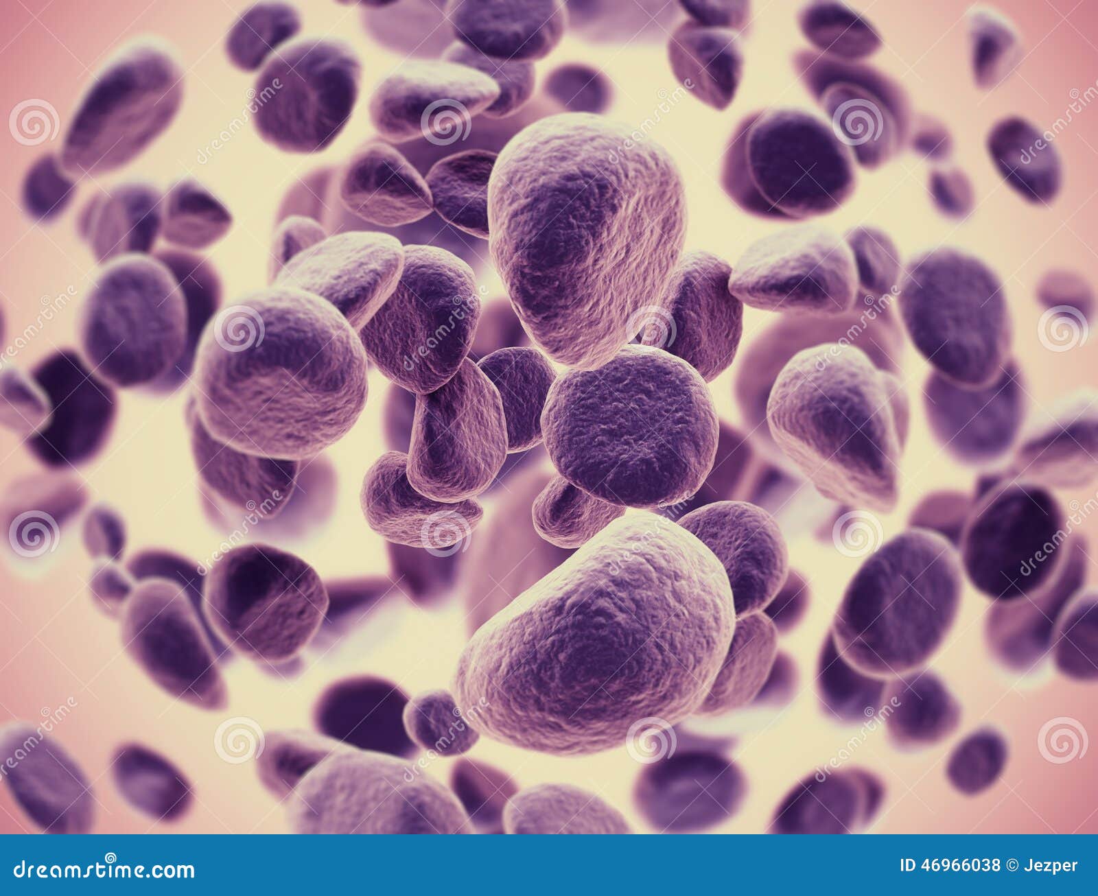 Cancer cells stock illustration. Illustration of dead - 46966038