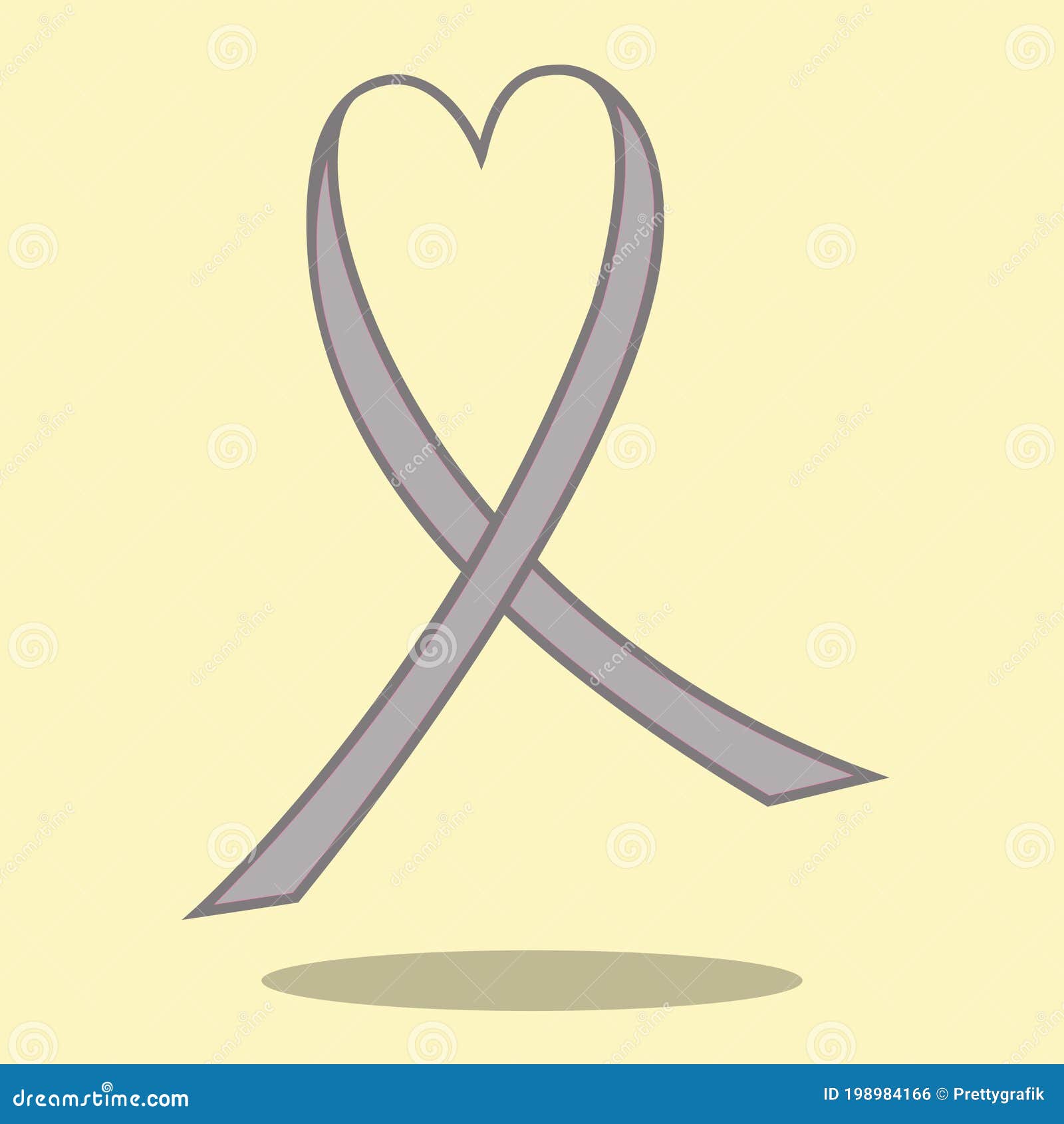 Cancer courage heart 04 stock vector. Illustration of cancer - 198984166