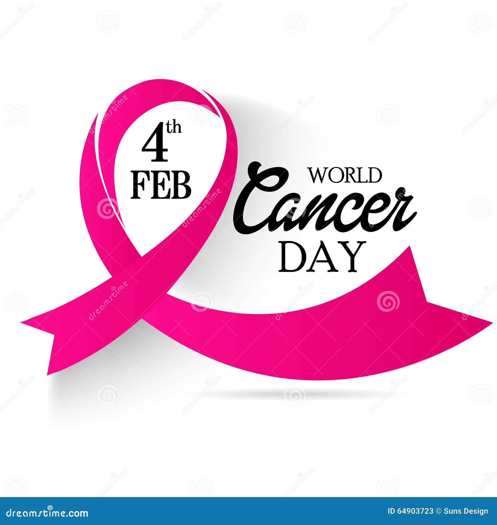 Cancer Day stock illustration. Illustration of sign, solidarity - 64903723