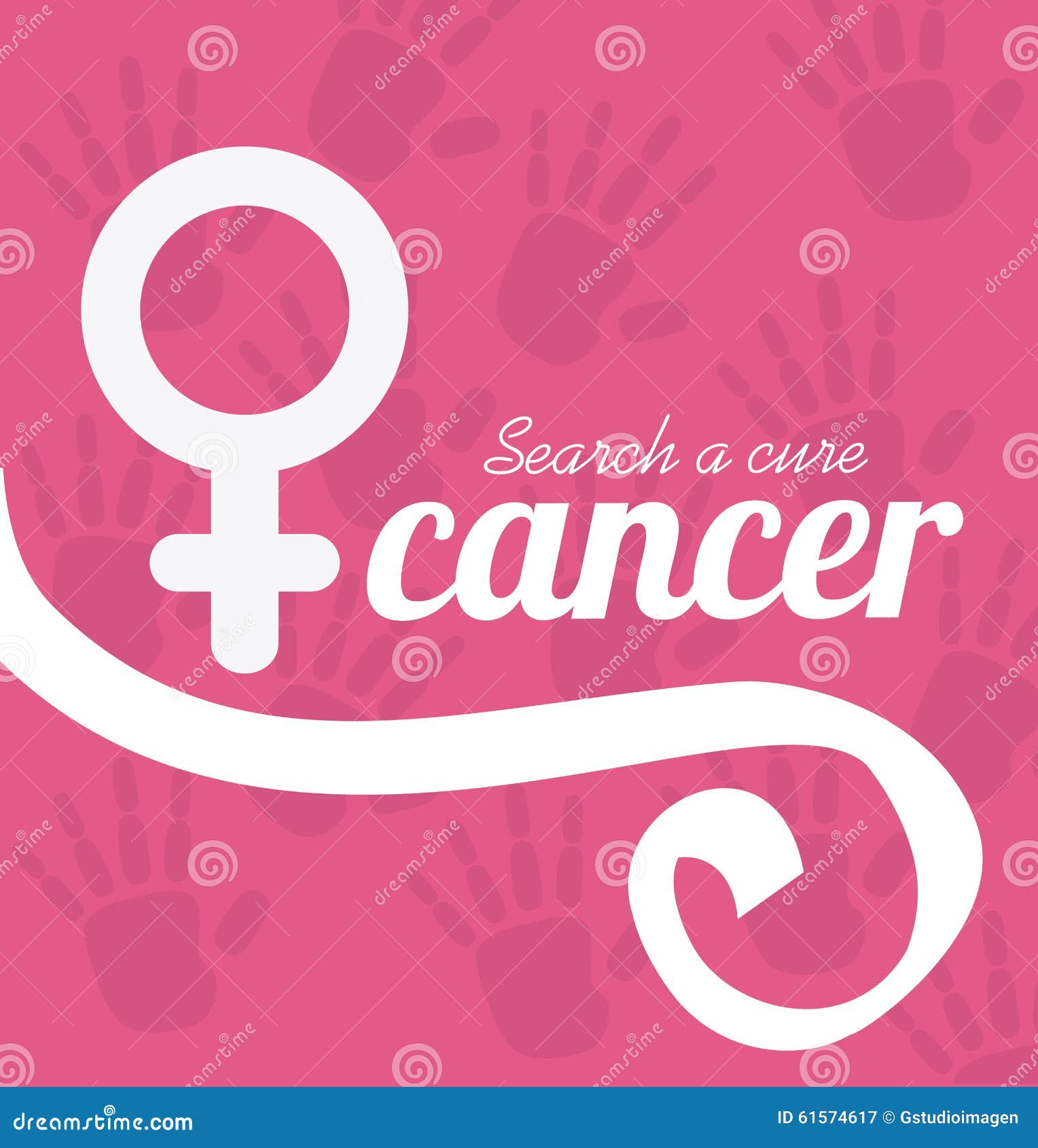 Cancer design. stock vector. Illustration of graphic - 61574617