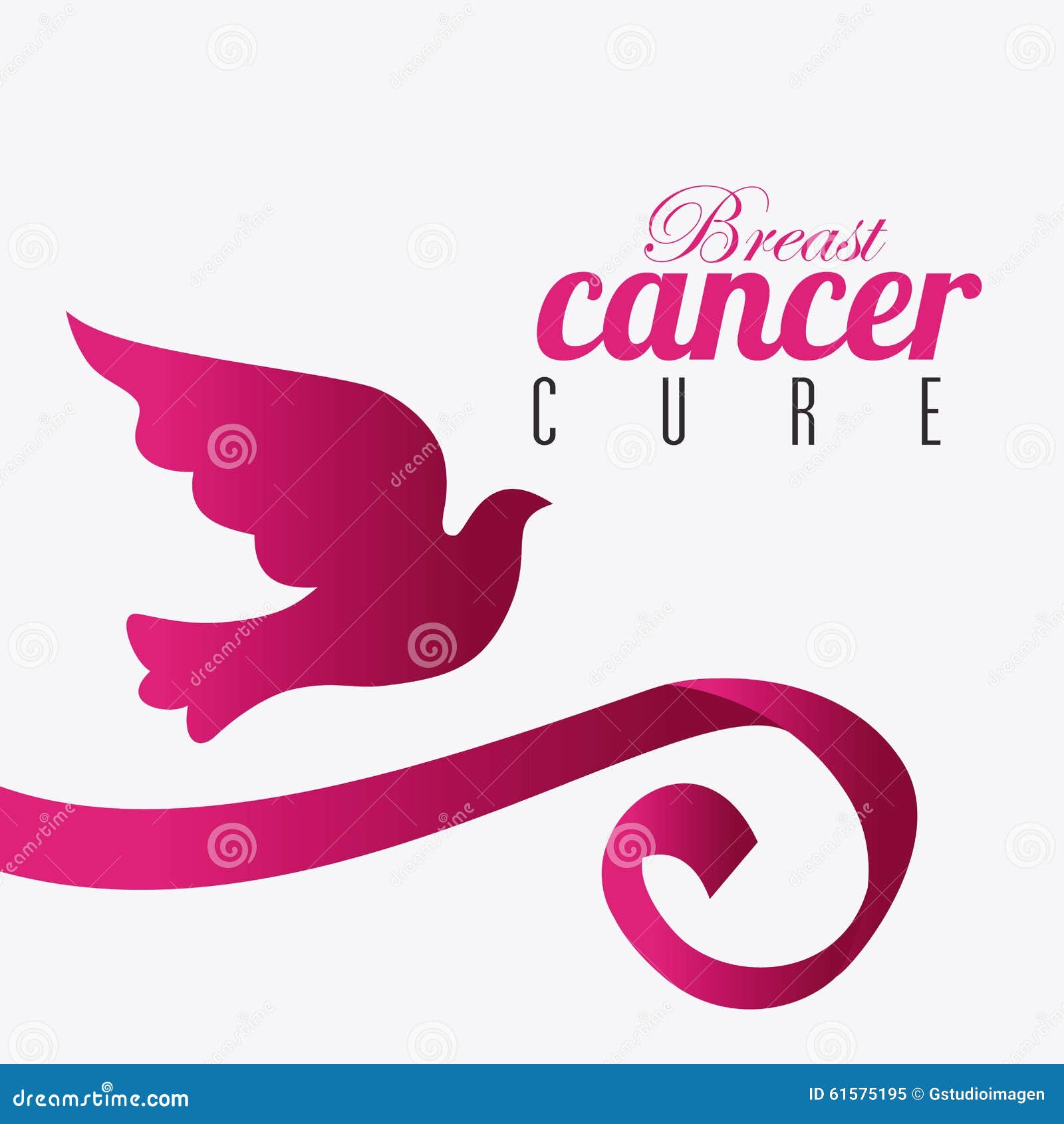 Cancer design. stock vector. Illustration of cause, charity - 61575195
