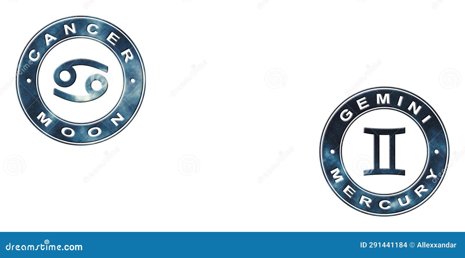 Cancer and Gemini Compatibility Stock Illustration - Illustration of ...