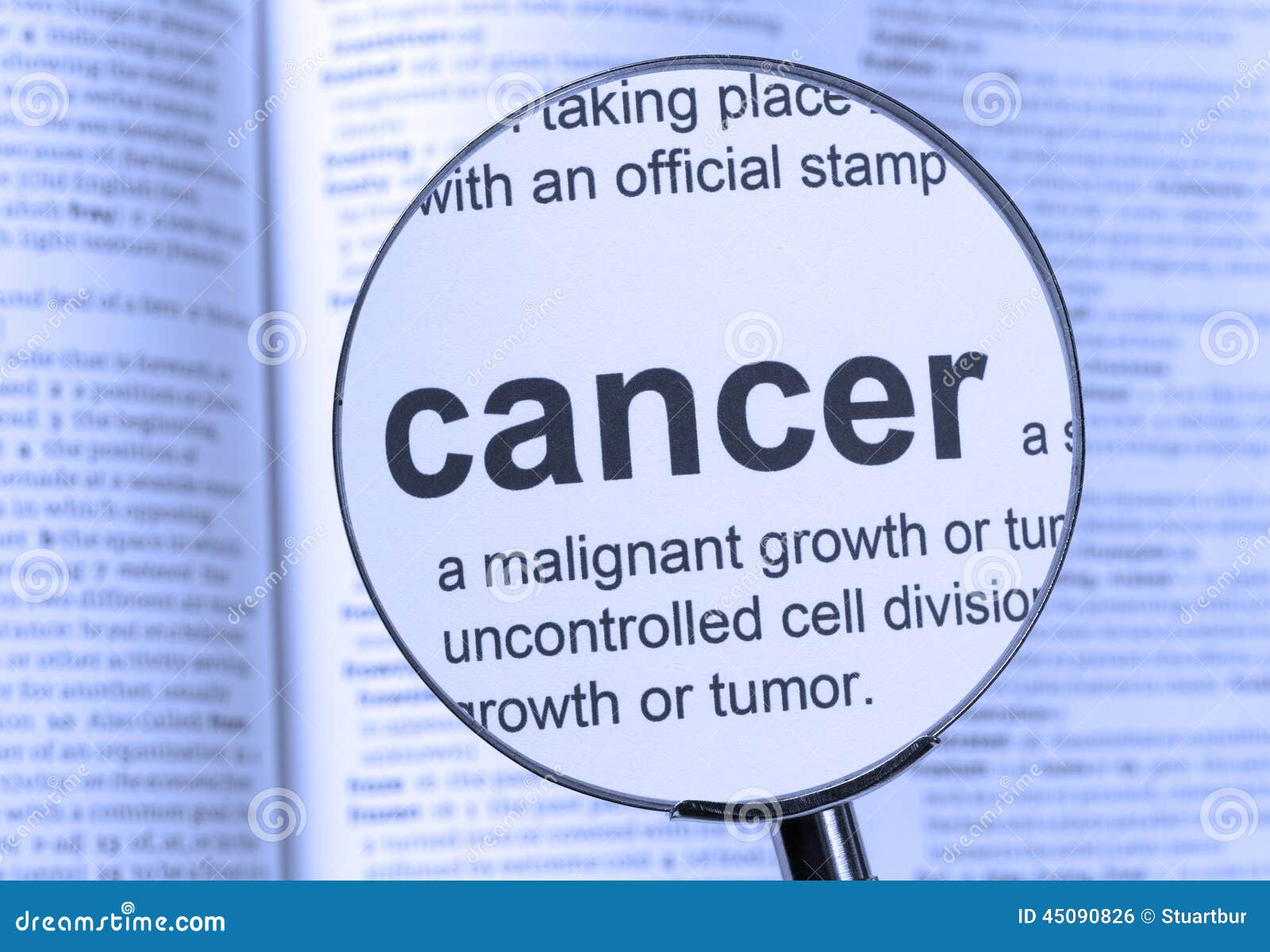Cancer stock photo. Image of cancer, magnifying, science - 45090826