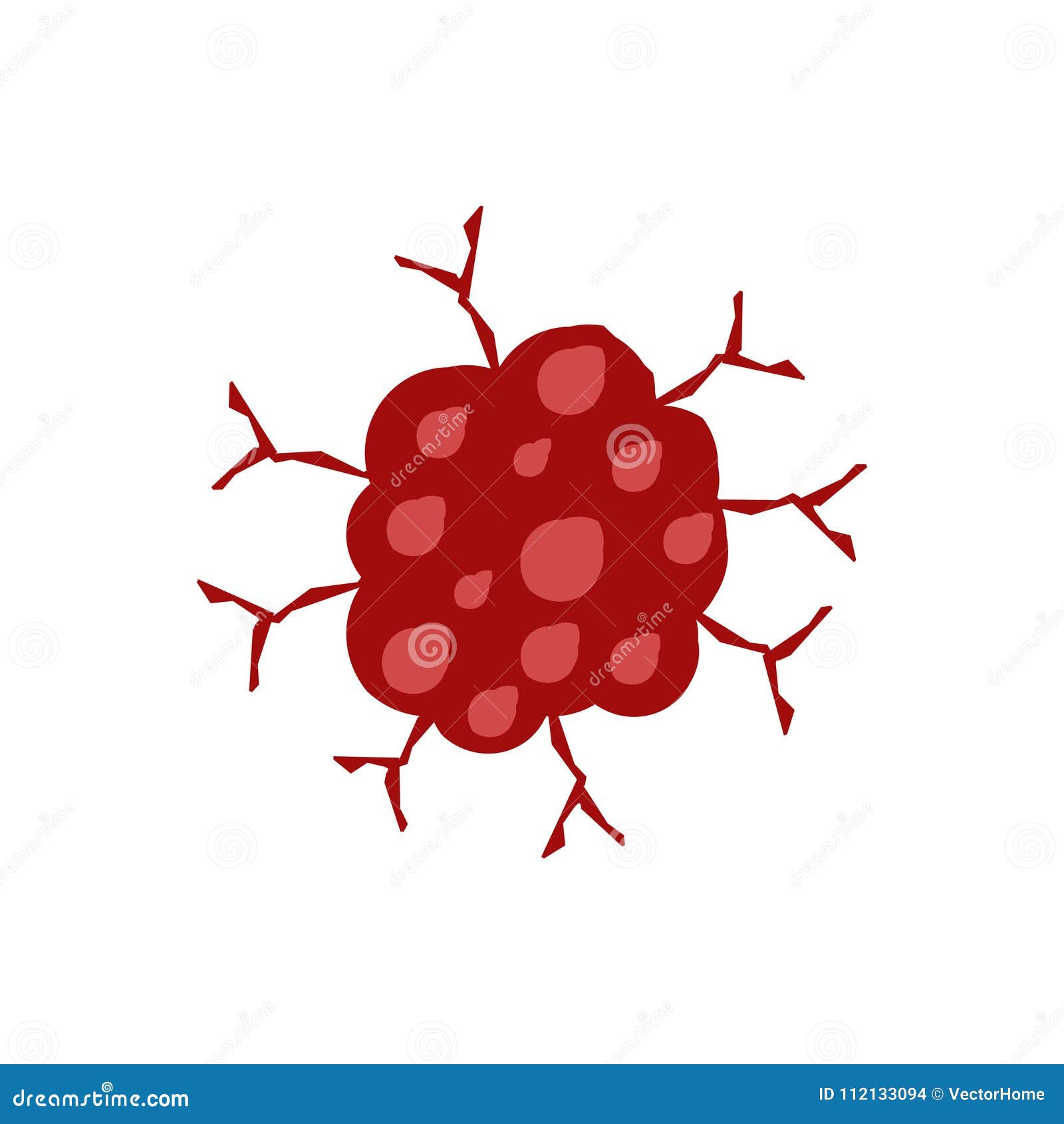 Cancer Icon, Vector Illustration Stock Vector - Illustration of ...