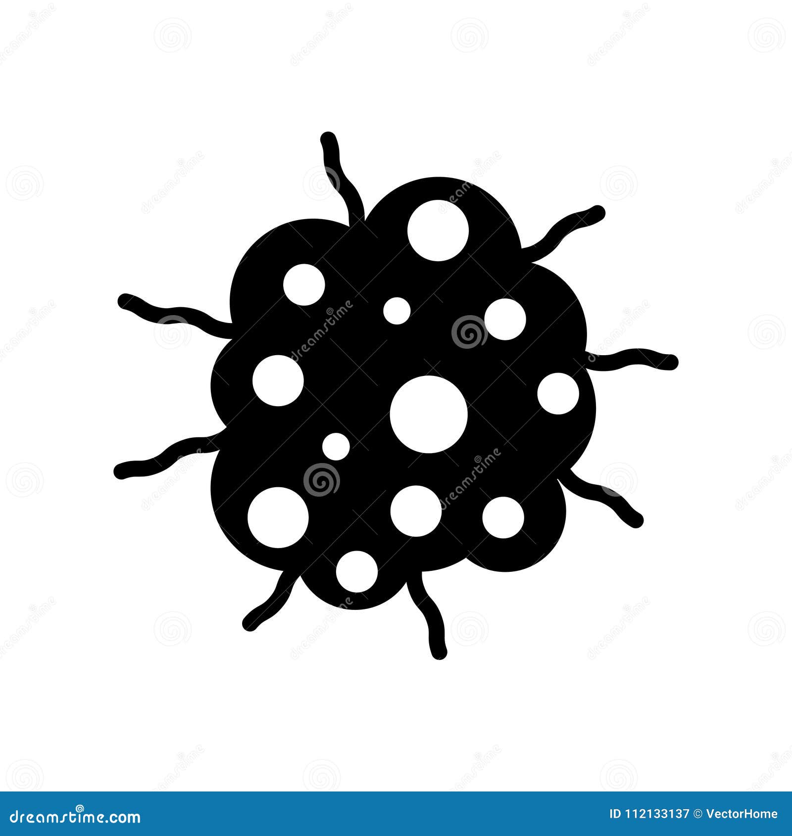 Cancer Icon, Vector Illustration Stock Vector - Illustration of clone ...