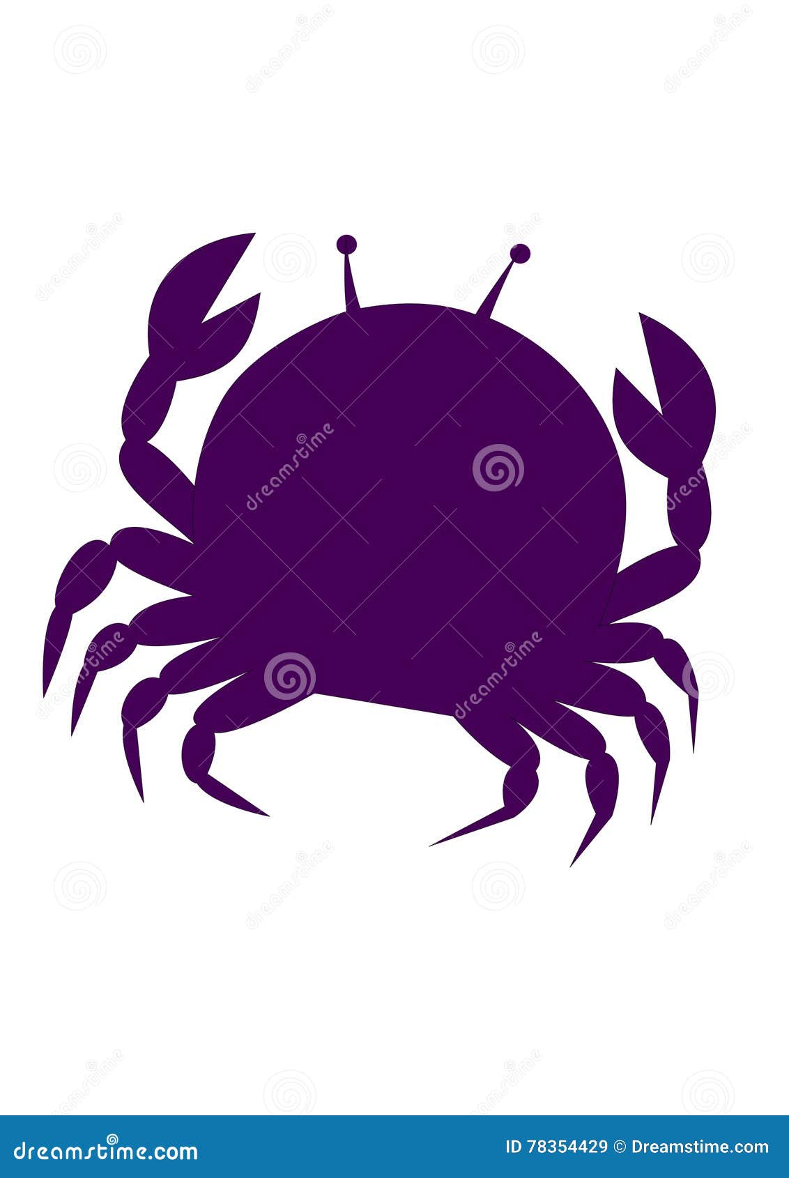 Cancer Silhouette on a White Background Stock Illustration ...