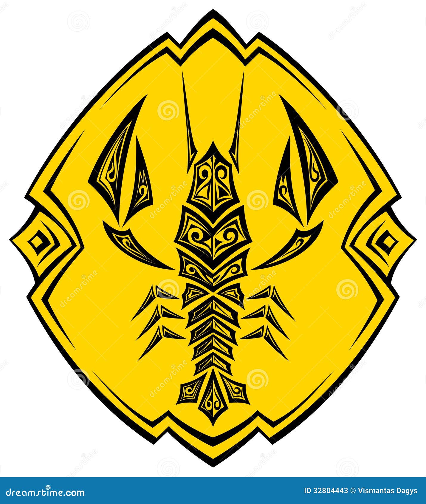 Stylized Character Illustration. Drawing With A Blue Outline. White ...