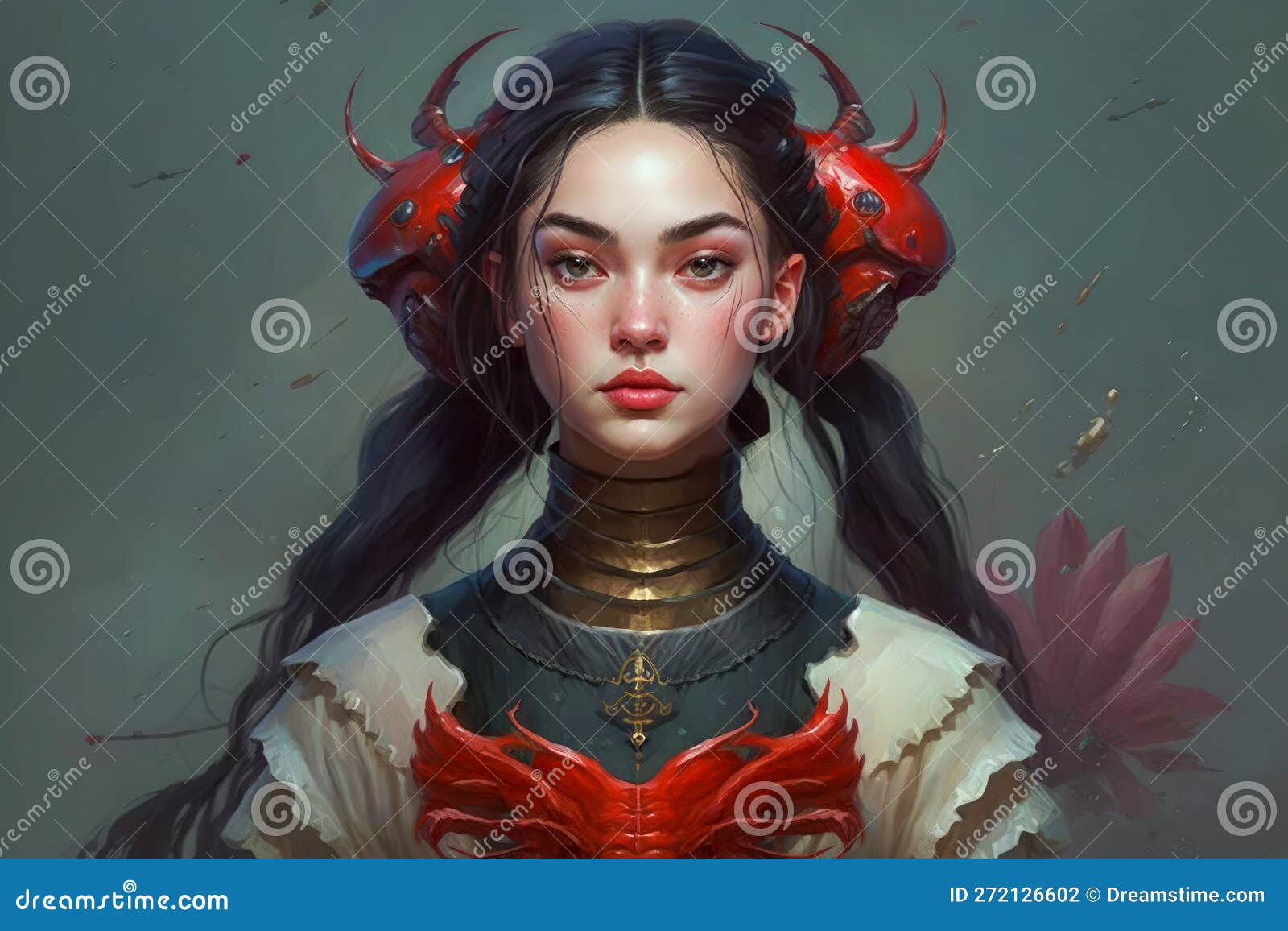 Cancer Zodiac Sign As Beautiful Fashion Girl Astrological Horoscope
