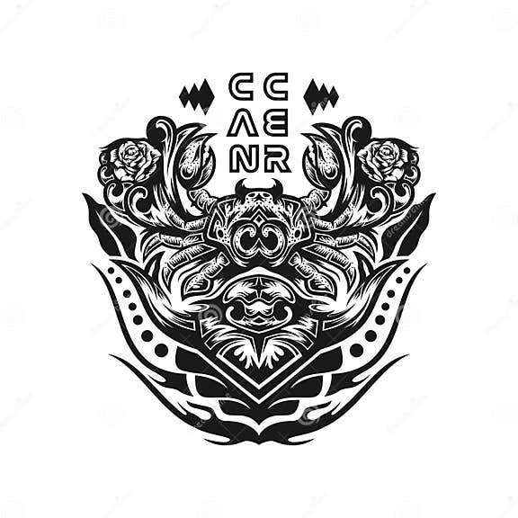 Cancer Zodiac Stock Vector Illustration Of Abstract 301056796