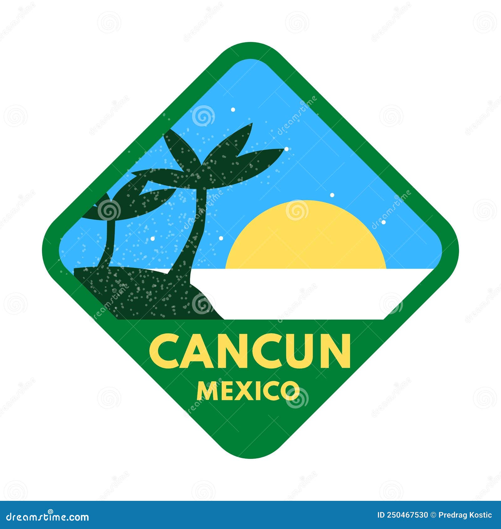 Cancun Mexico Logo Stock Photography | CartoonDealer.com #250467530
