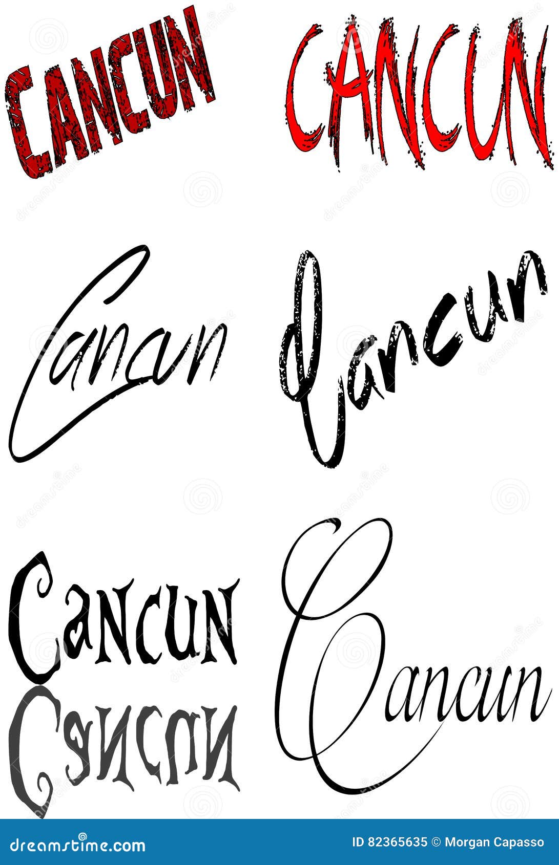 Cancun Text Sign Illustration Stock Illustration - Illustration of ...