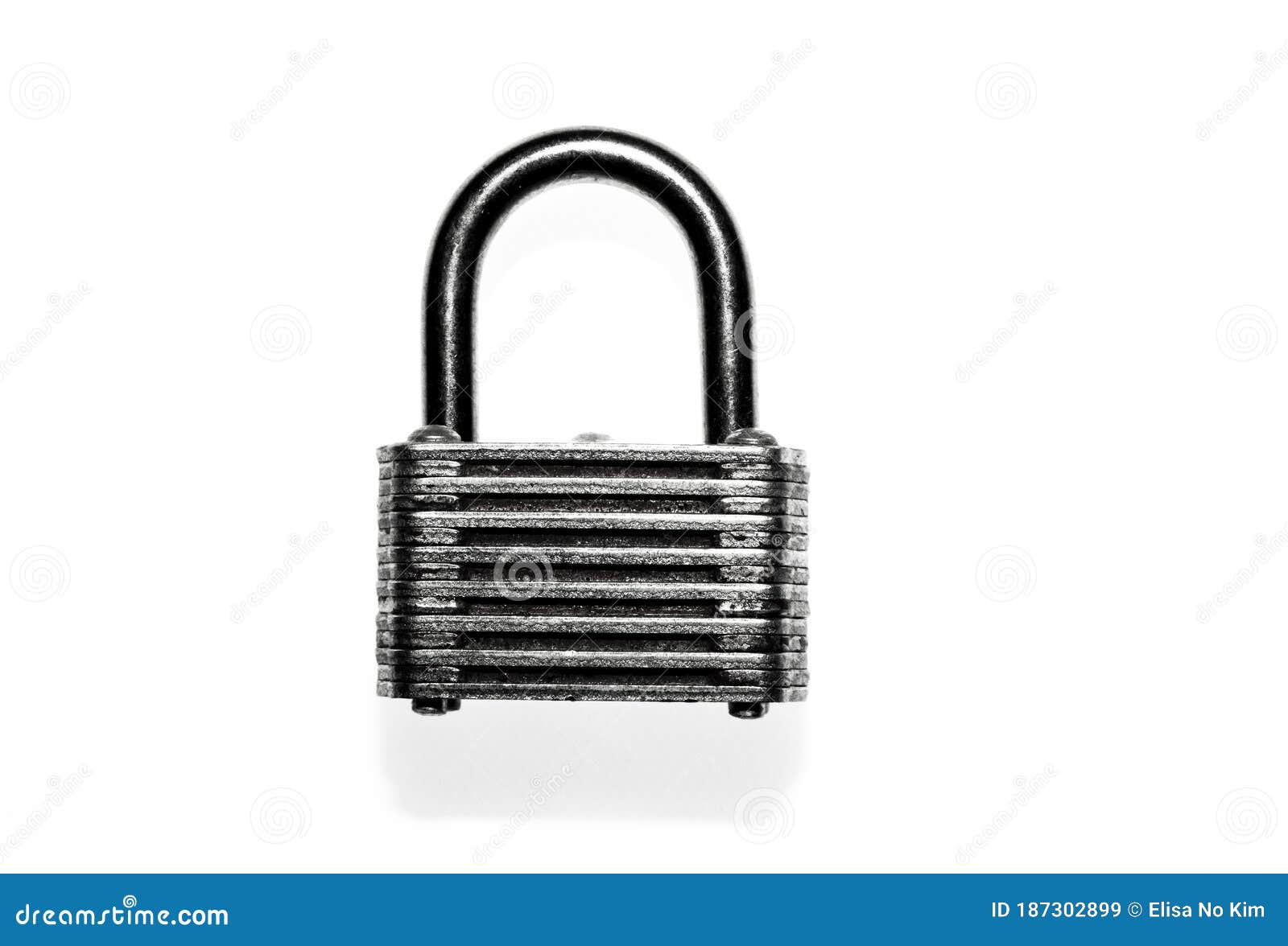 Candado Aislado En Fondo Blanco Imagen de archivo - Imagen de clave ...