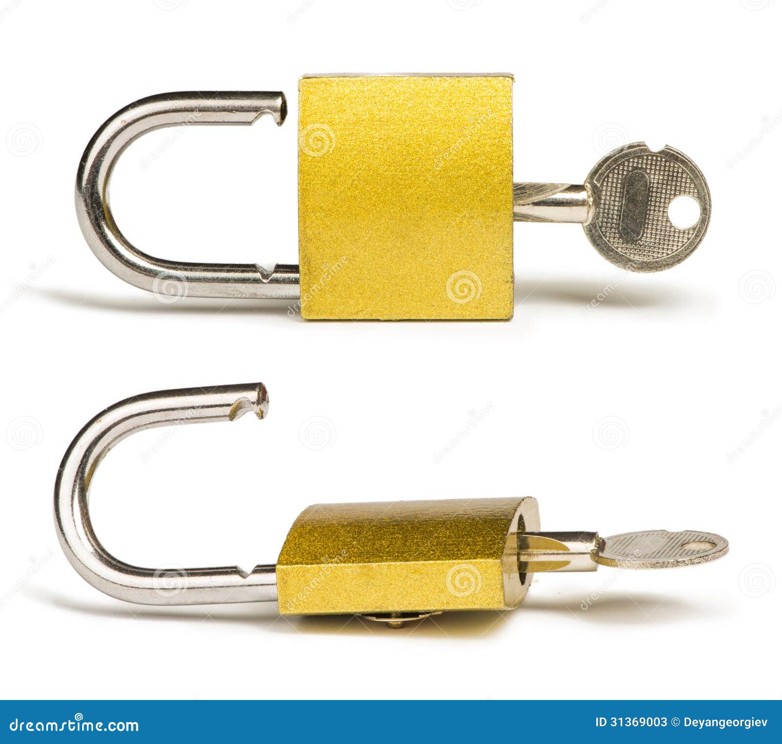 Candado amarillo y llaves imagen de archivo. Imagen de candado - 31369003
