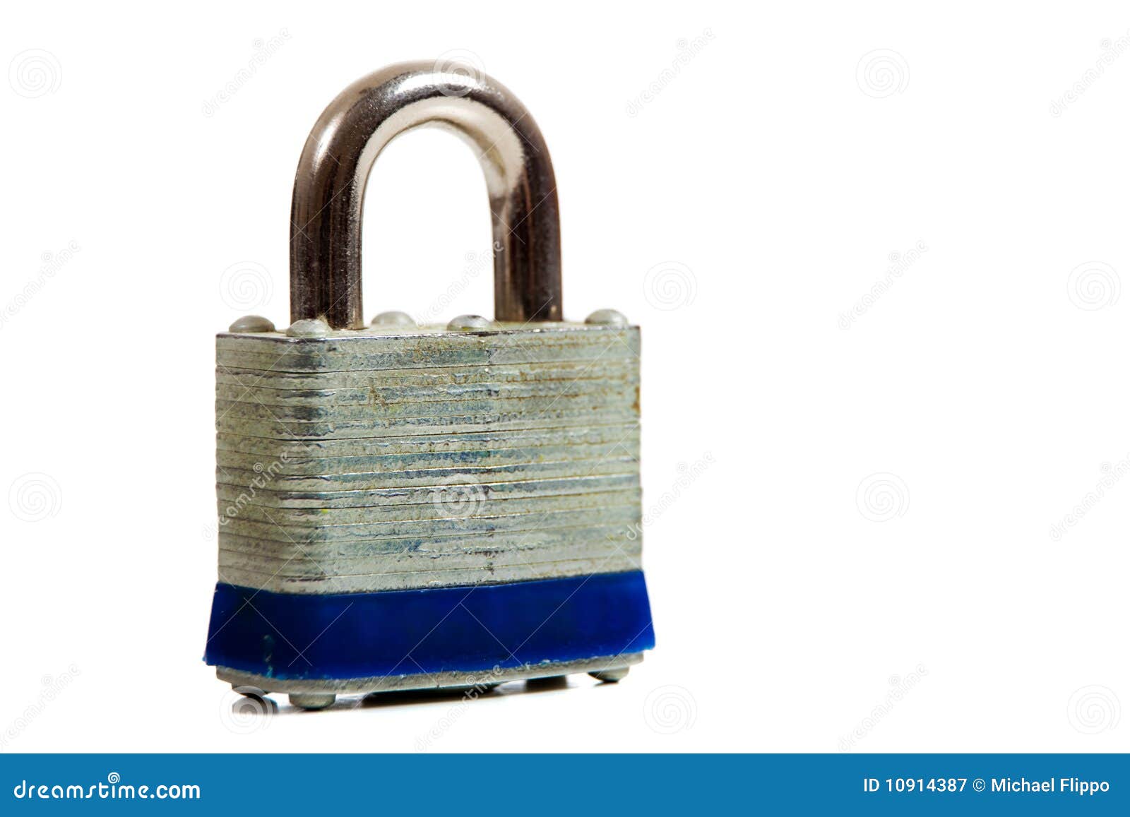 Candado en blanco imagen de archivo. Imagen de proteja - 10914387