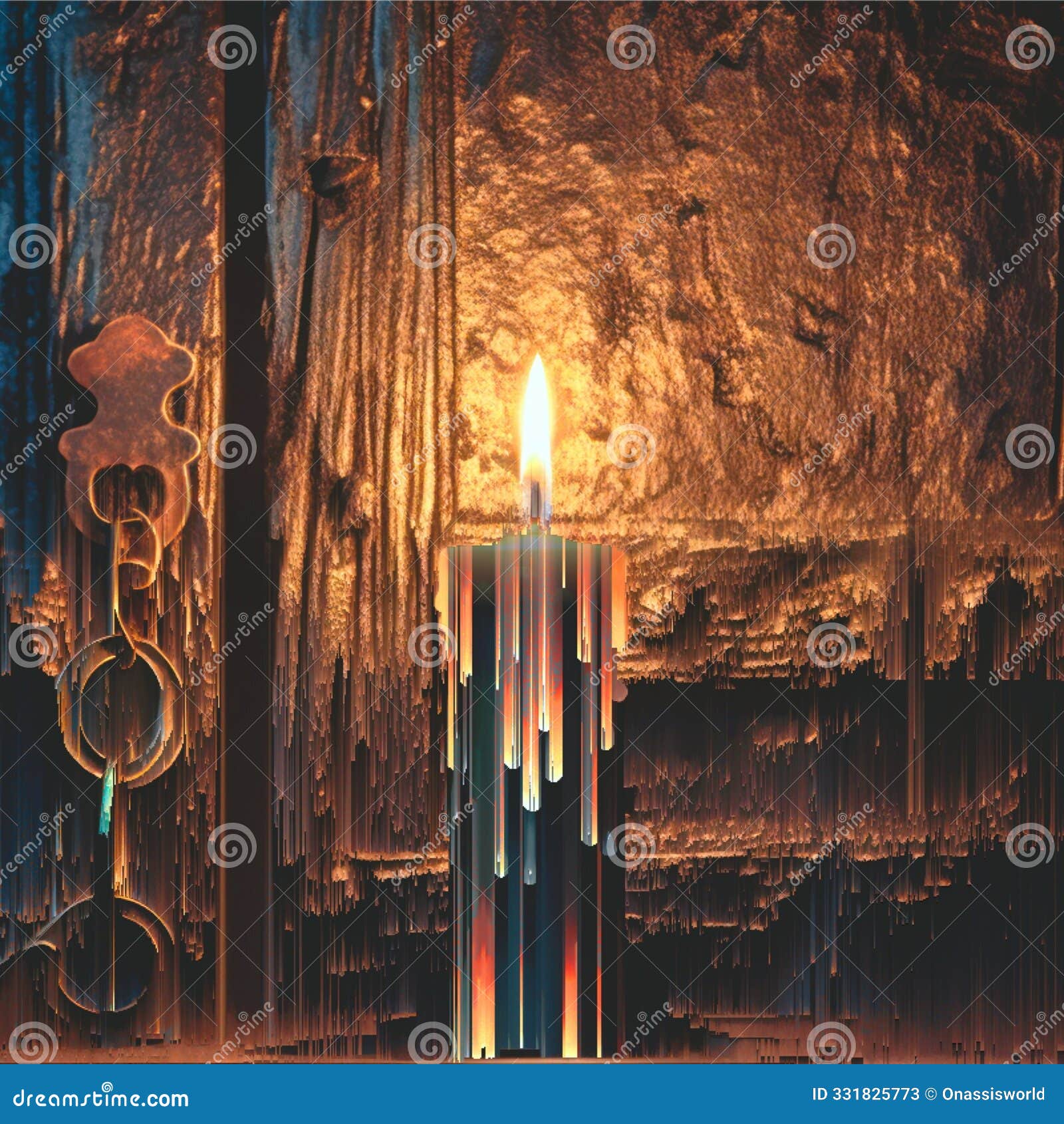 Candel Light Abstract Background Stock Image - Image of light ...