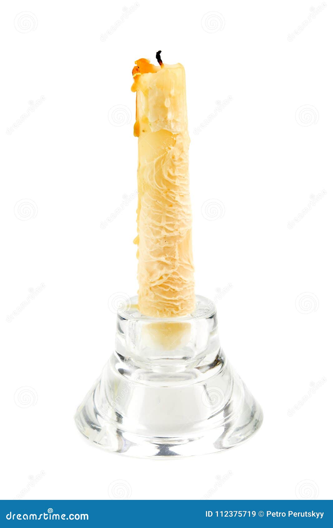 Candela immagine stock. Immagine di fuoco, candele, isolato - 112375719