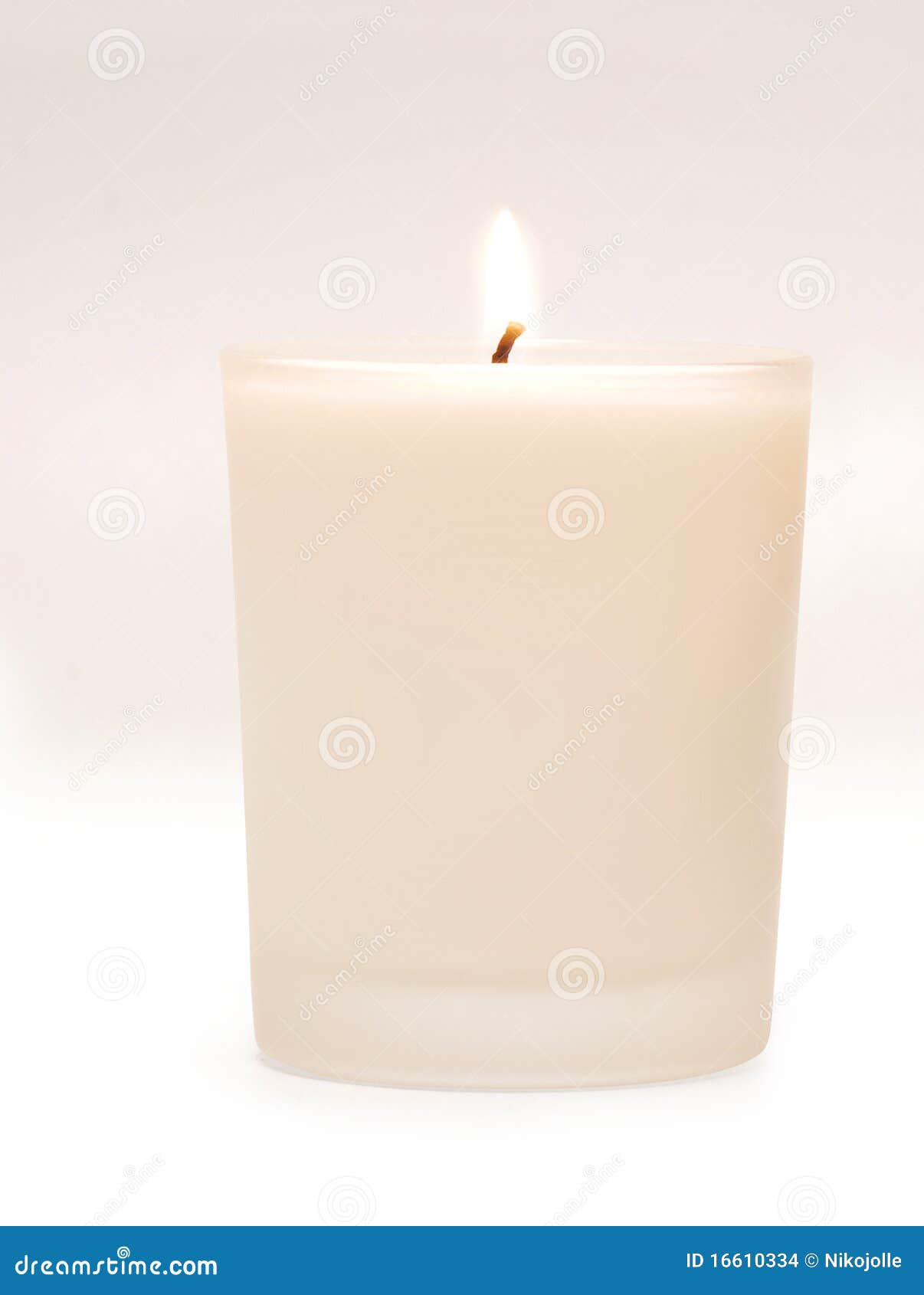 Candela fotografia stock. Immagine di ambiente, vetro - 16610334