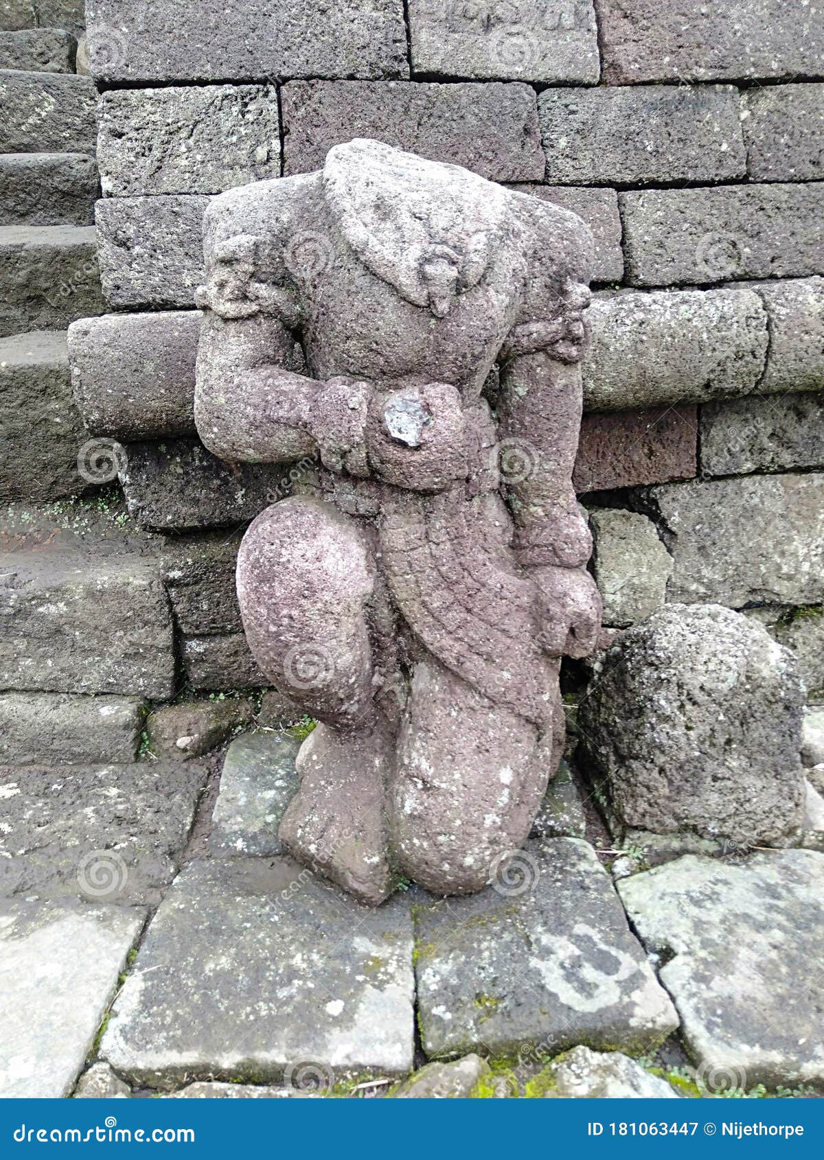 Candi Ceto Statue stock image. Image of gateway, holidays - 181063447