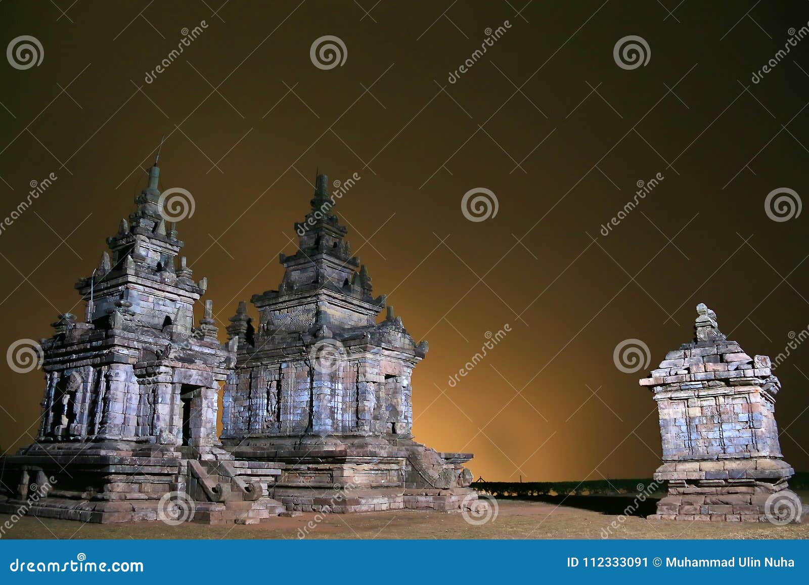 Candi III in the Candi Gedong Songo, Central Java, Indonesia Stock ...