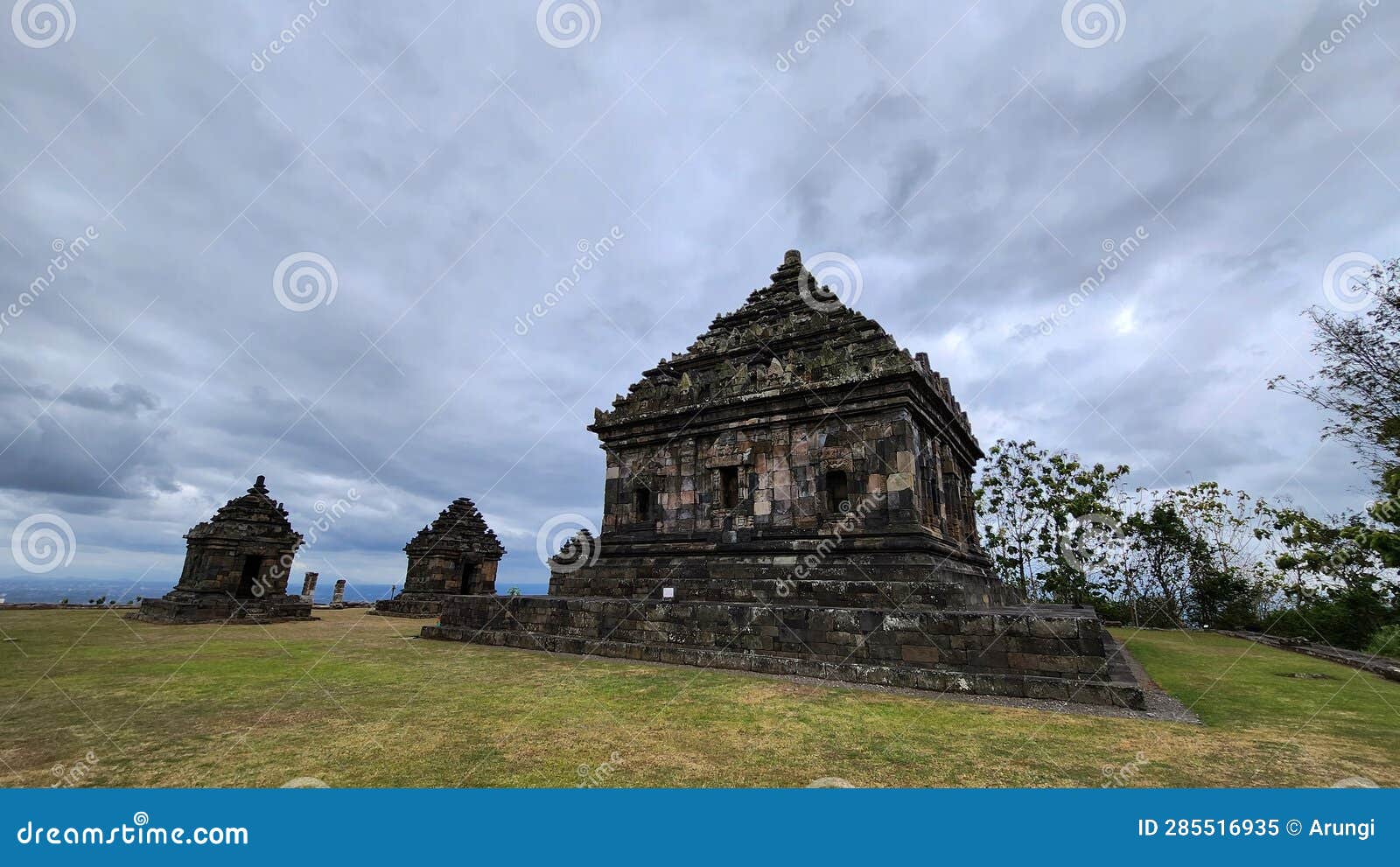 Candi Ijo - Ijo Temple Indonesia Stock Image - Image of history ...