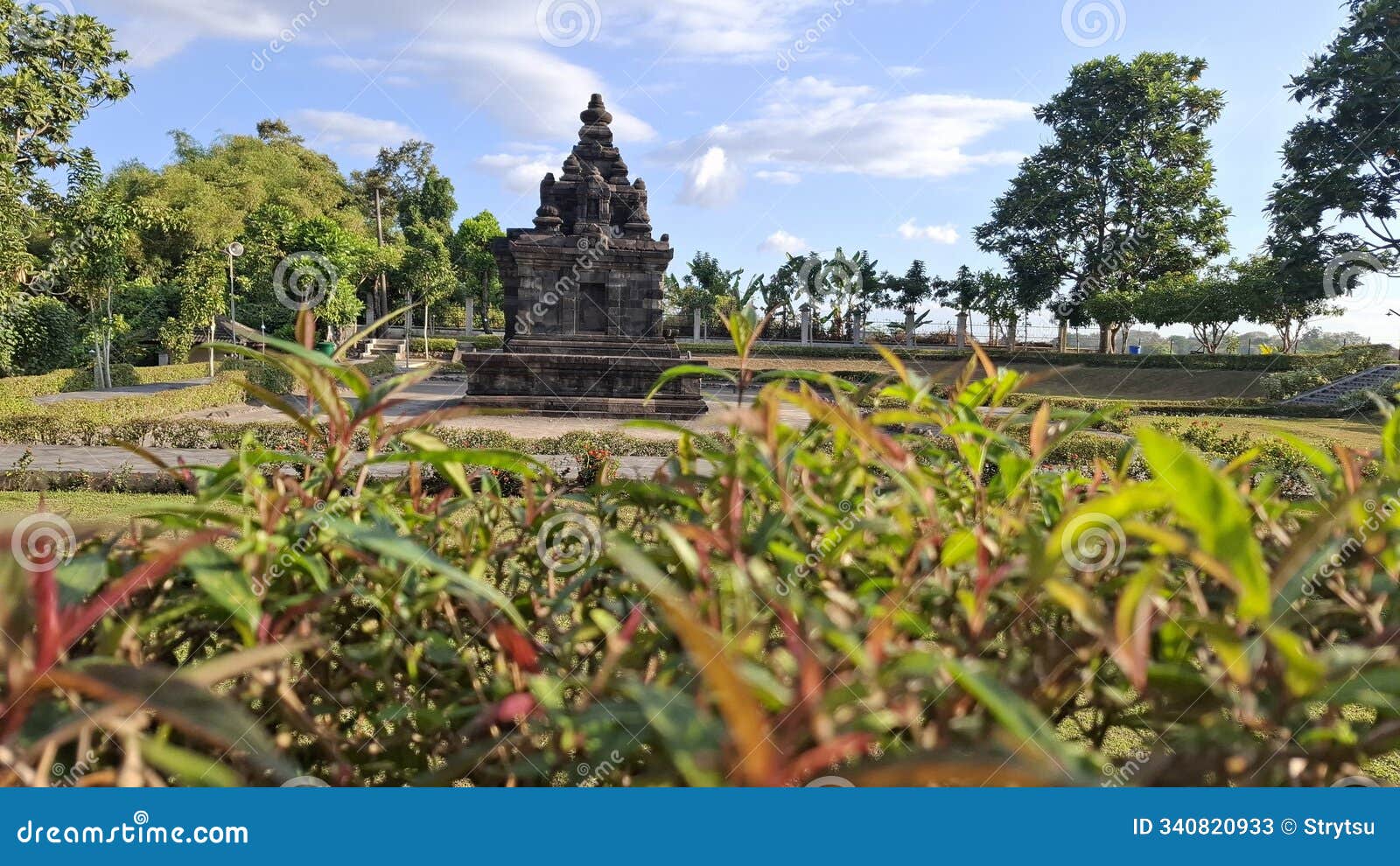 Candi: Majestic Symbol of Javanese Heritage Stock Image - Image of ...