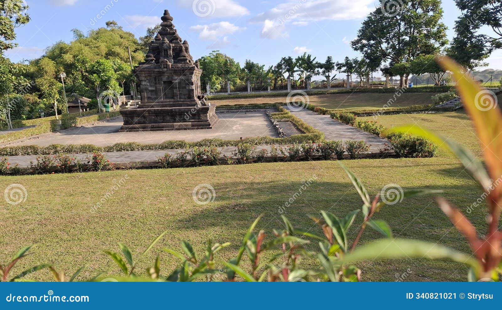 Candi: Majestic Symbol of Javanese Heritage Stock Image - Image of ...