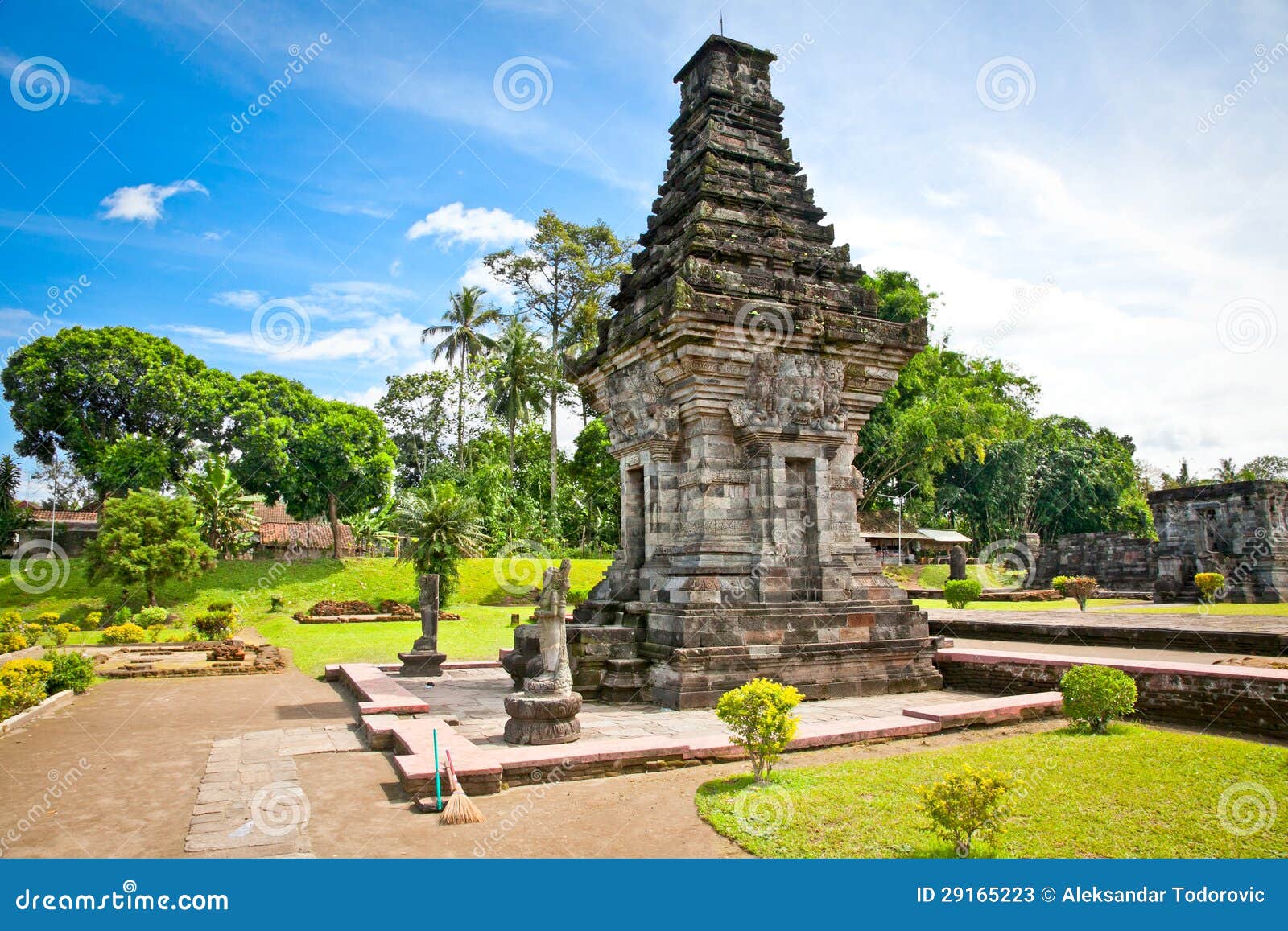 Candi Penataran Temple In Blitar, Indonesia. Stock Image ...