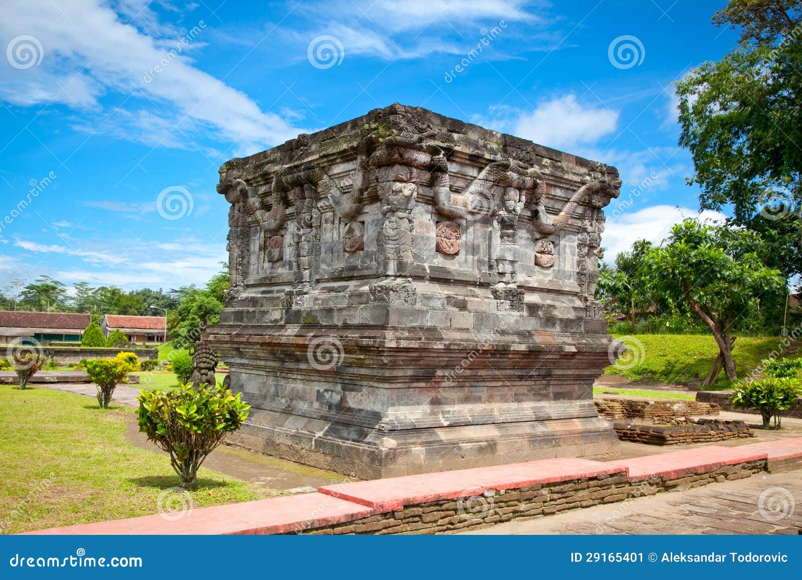 Candi Penataran Temple In Blitar, Indonesia. Stock Image ...