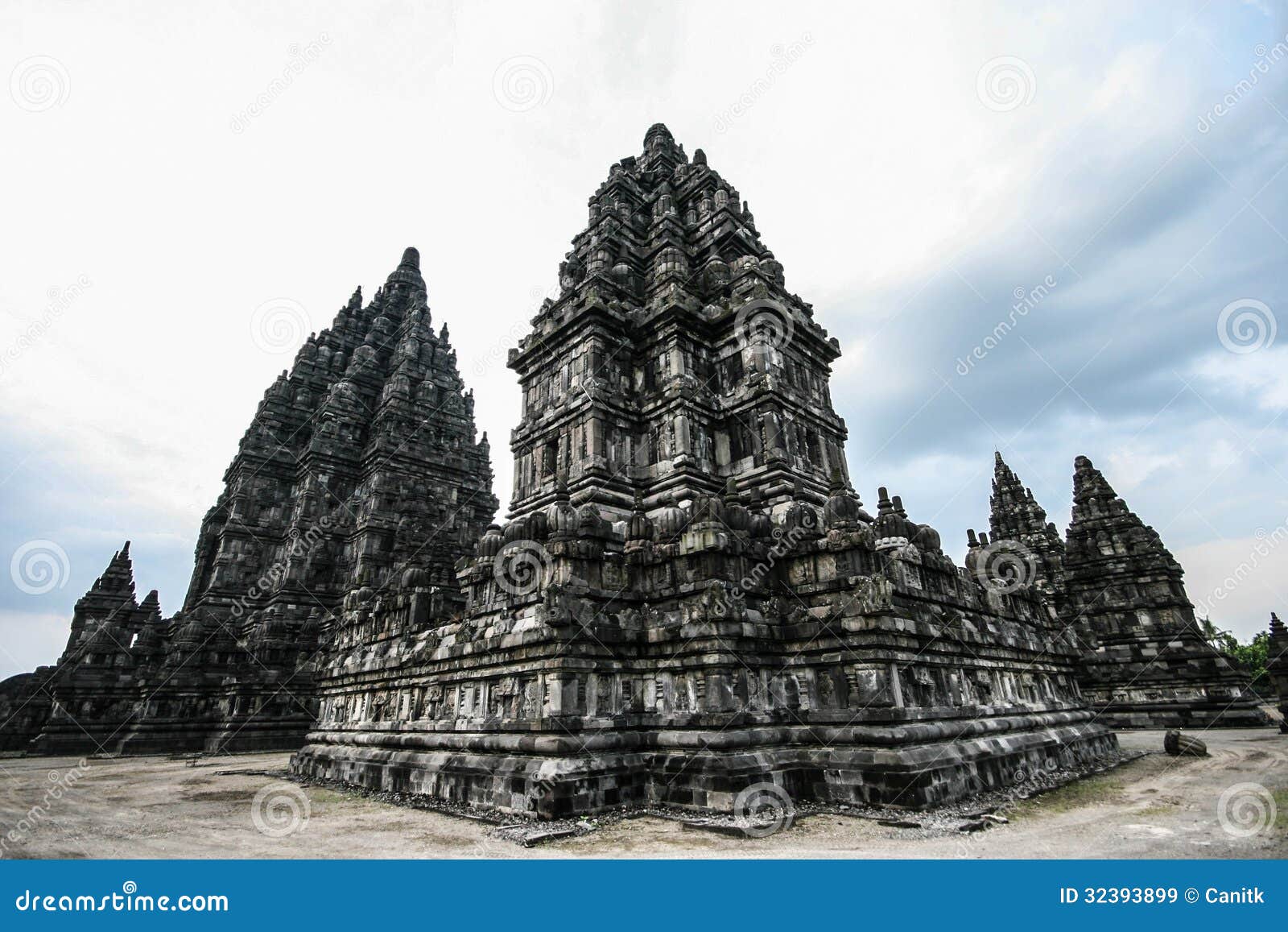 Candi Prambanan Tower Royalty-Free Stock Image | CartoonDealer.com ...