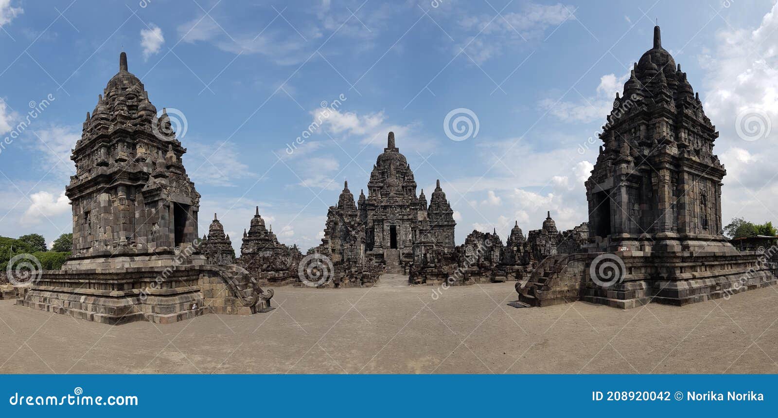 Candi Prambanan Temple Indonesia Stock Photo - Image of wonderful ...