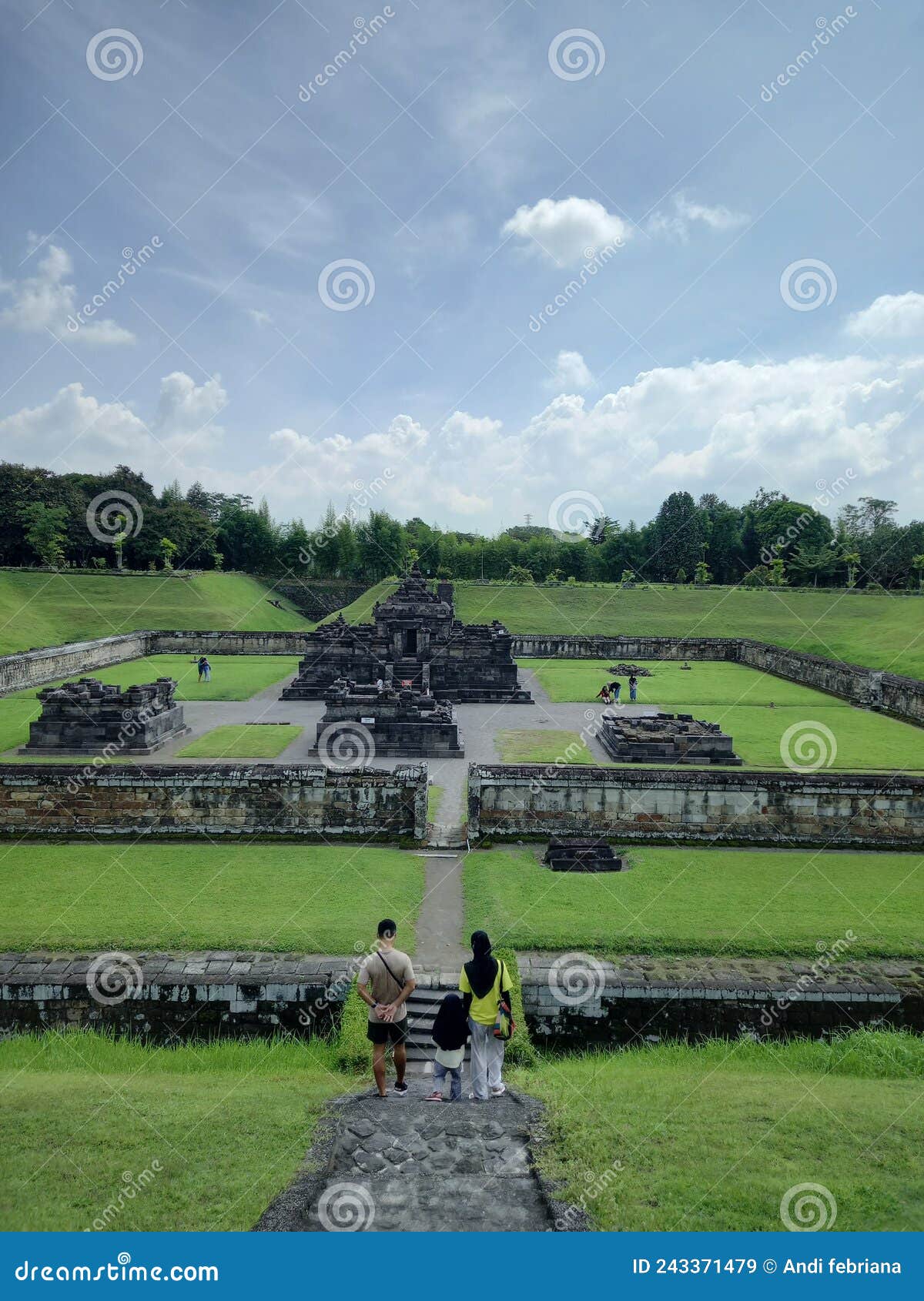 Candi sambisari jogjakarta editorial stock image. Image of nature ...