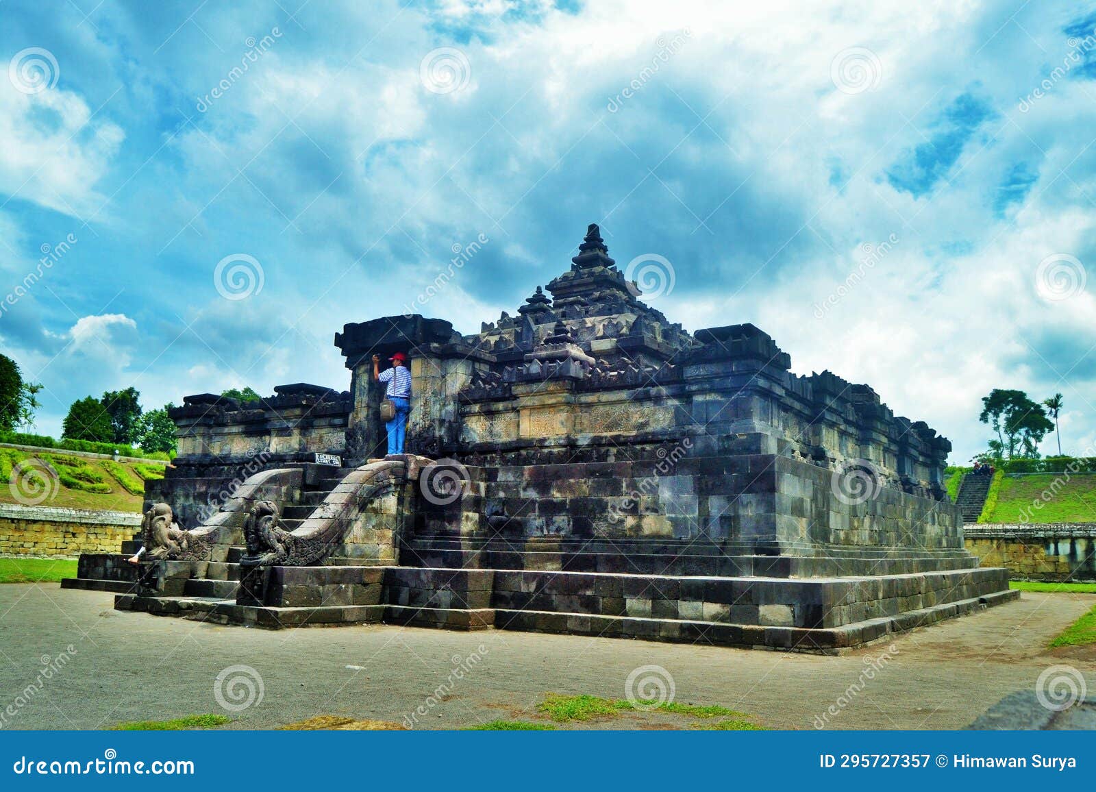 Candi Sambisari Temple in Yogyakarta, Java Indonesia Stock Image ...
